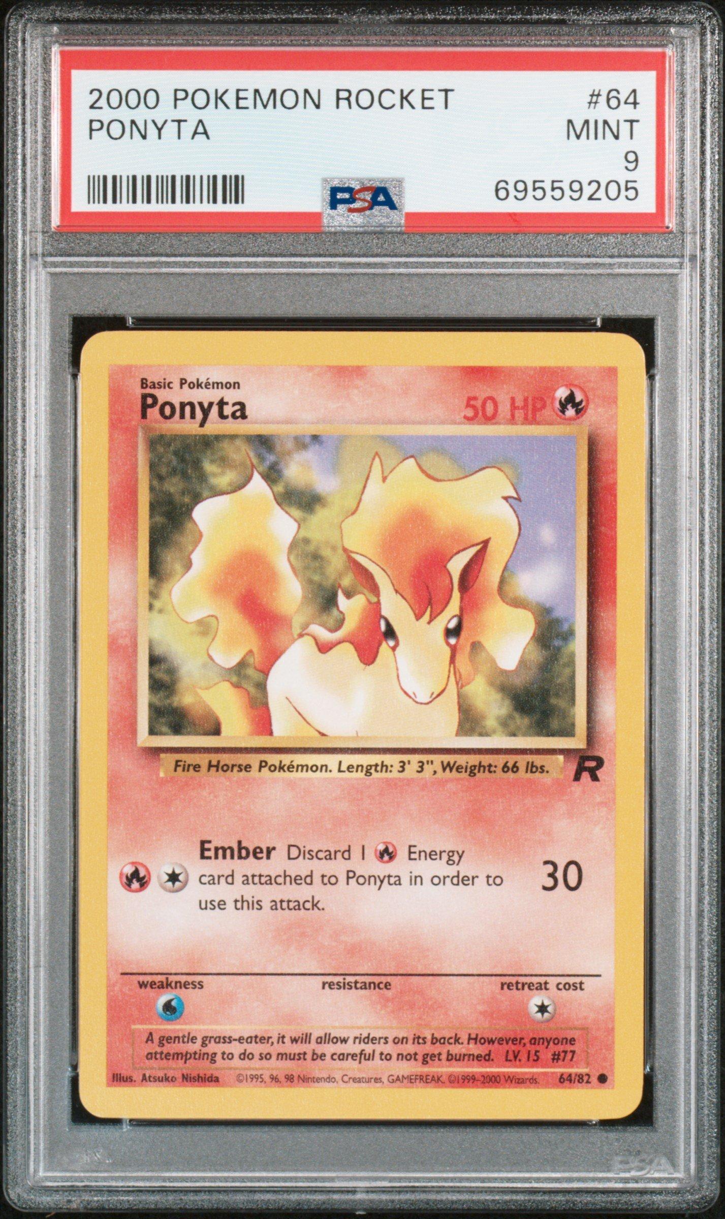 2000 Pokemon Rocket 64 Ponyta PSA 9 | GameStop