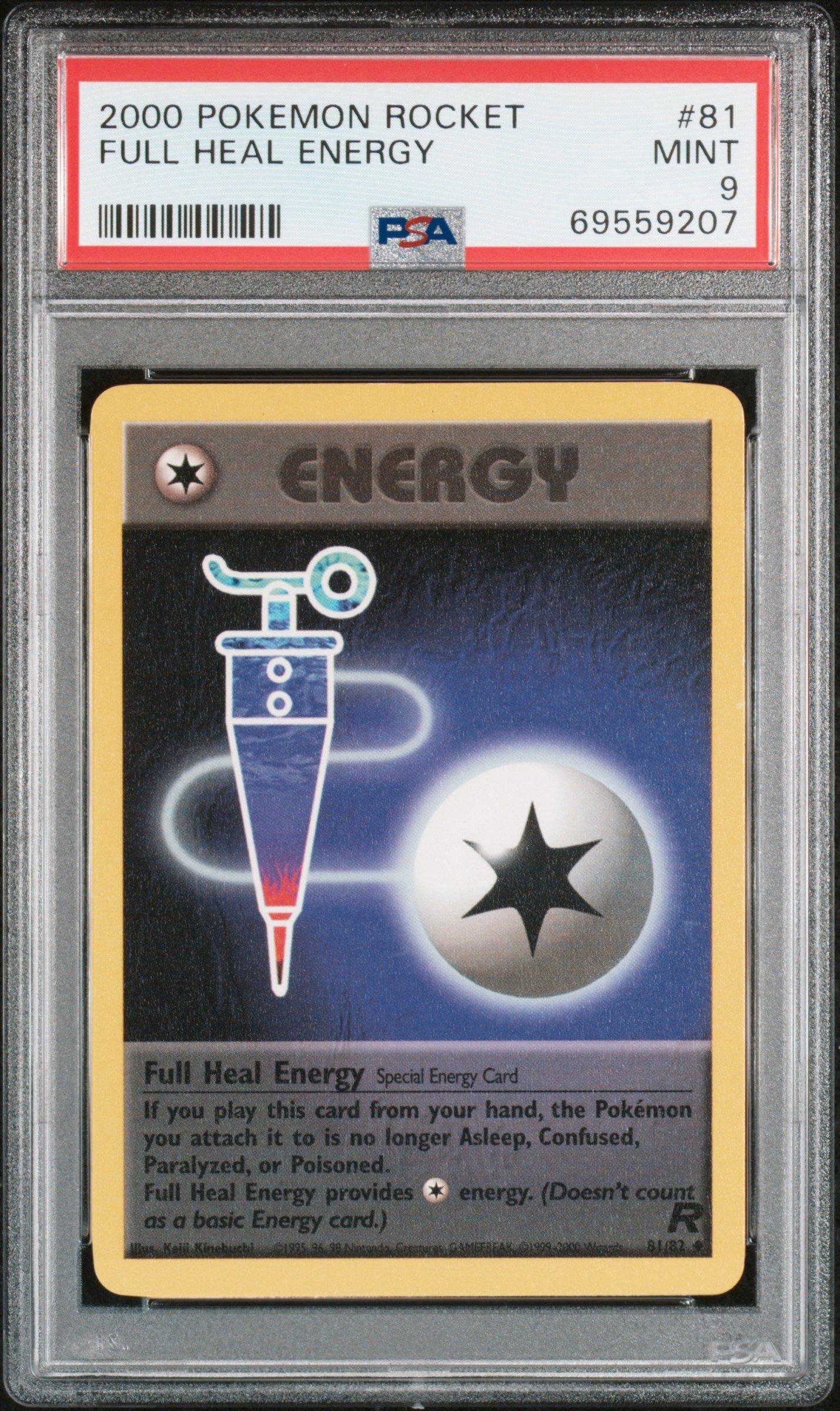 2000 Pokemon Rocket 81 Full Heal Energy PSA 9 | GameStop