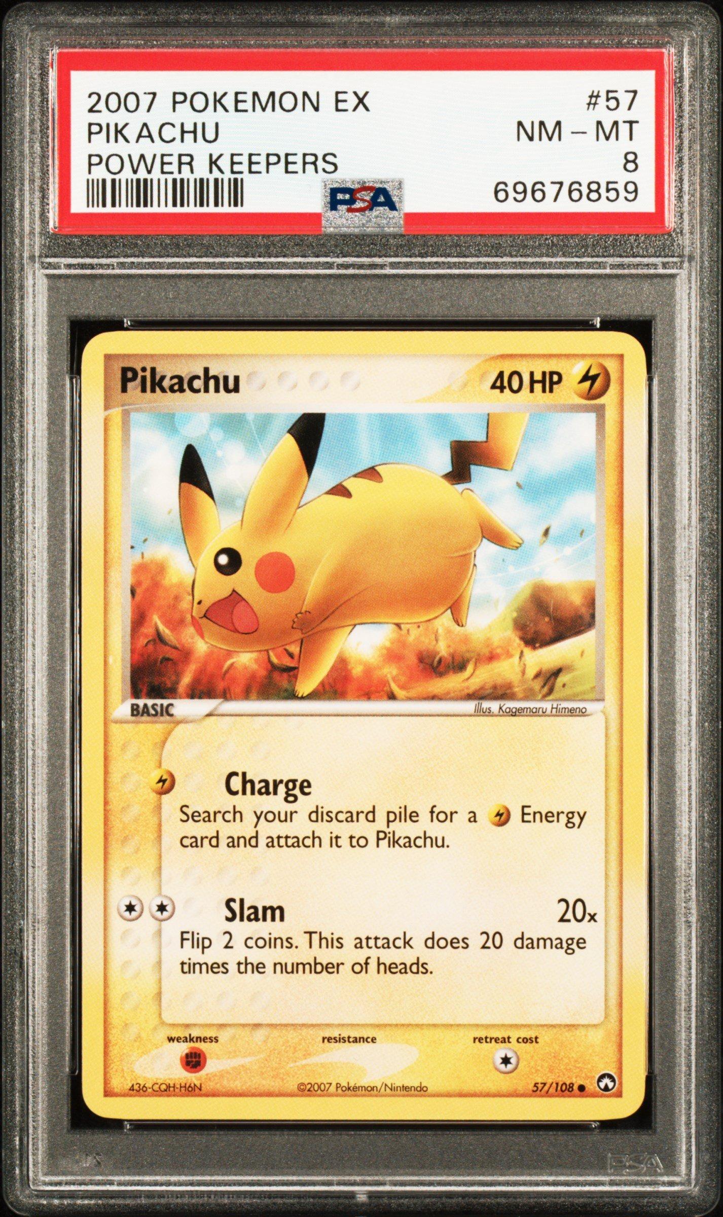 2007 Pokemon Ex Power Keepers 57 Pikachu PSA 8 | GameStop
