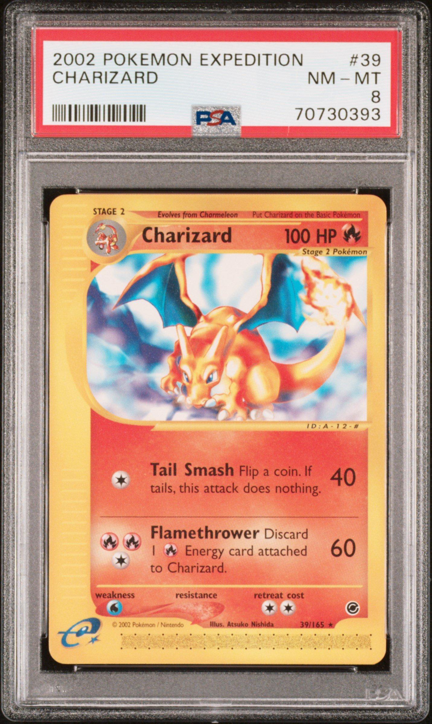 2002 Pokemon Expedition 39 Charizard PSA 8 | GameStop