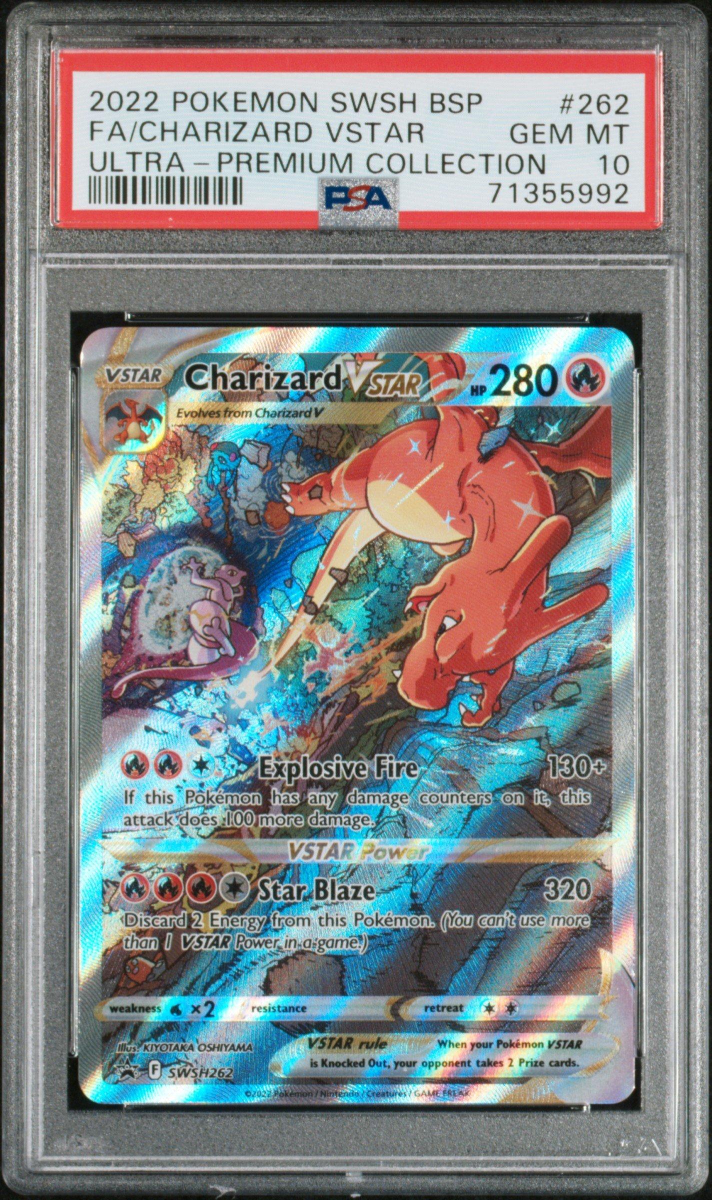 2022 Pokemon Swsh Black Star Promo 262 Fa/charizard Vstar PSA 10 | GameStop