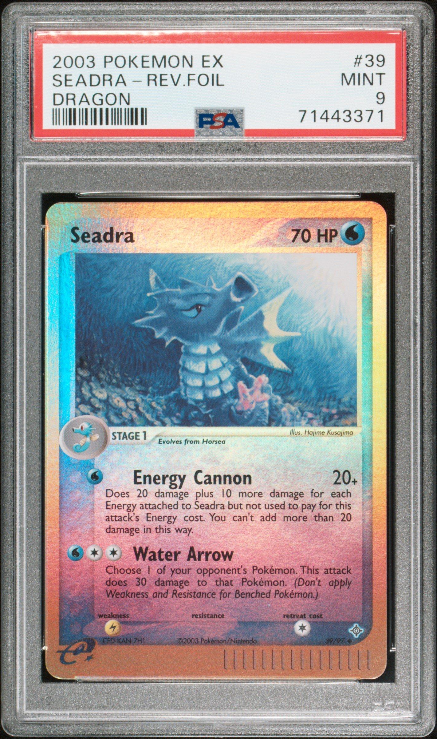 2003 Pokemon Ex Dragon 39 Seadra-reverse Foil PSA 9 | GameStop