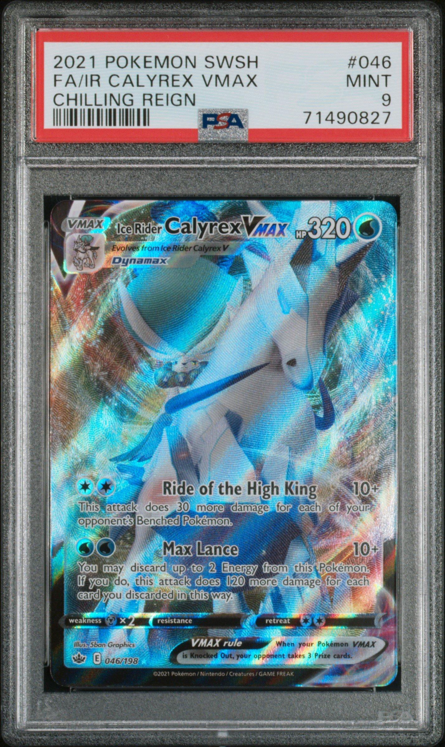 2021 Pokemon Sword & Shield Chilling Reign 046 Full Art/ice Rider ...