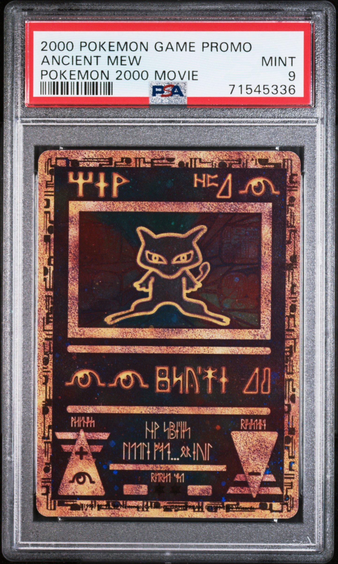 2000 Pokemon Game Movie Ancient Mew Pokemon 2000 Movie PSA 9 | GameStop