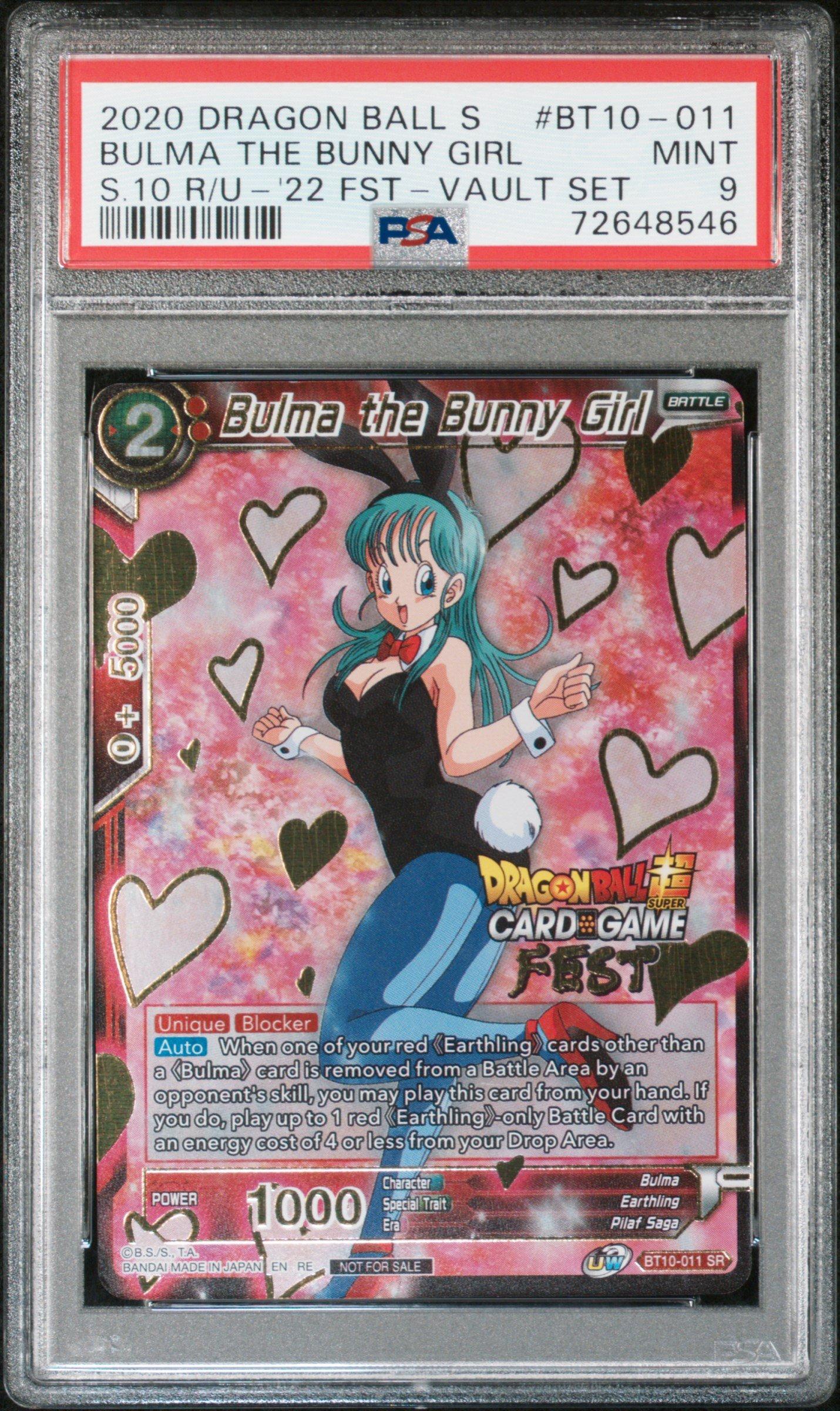 2022 Dragon Ball Super Card Game Fest 2021 Vault Set Bt10-011 Bulma The ...