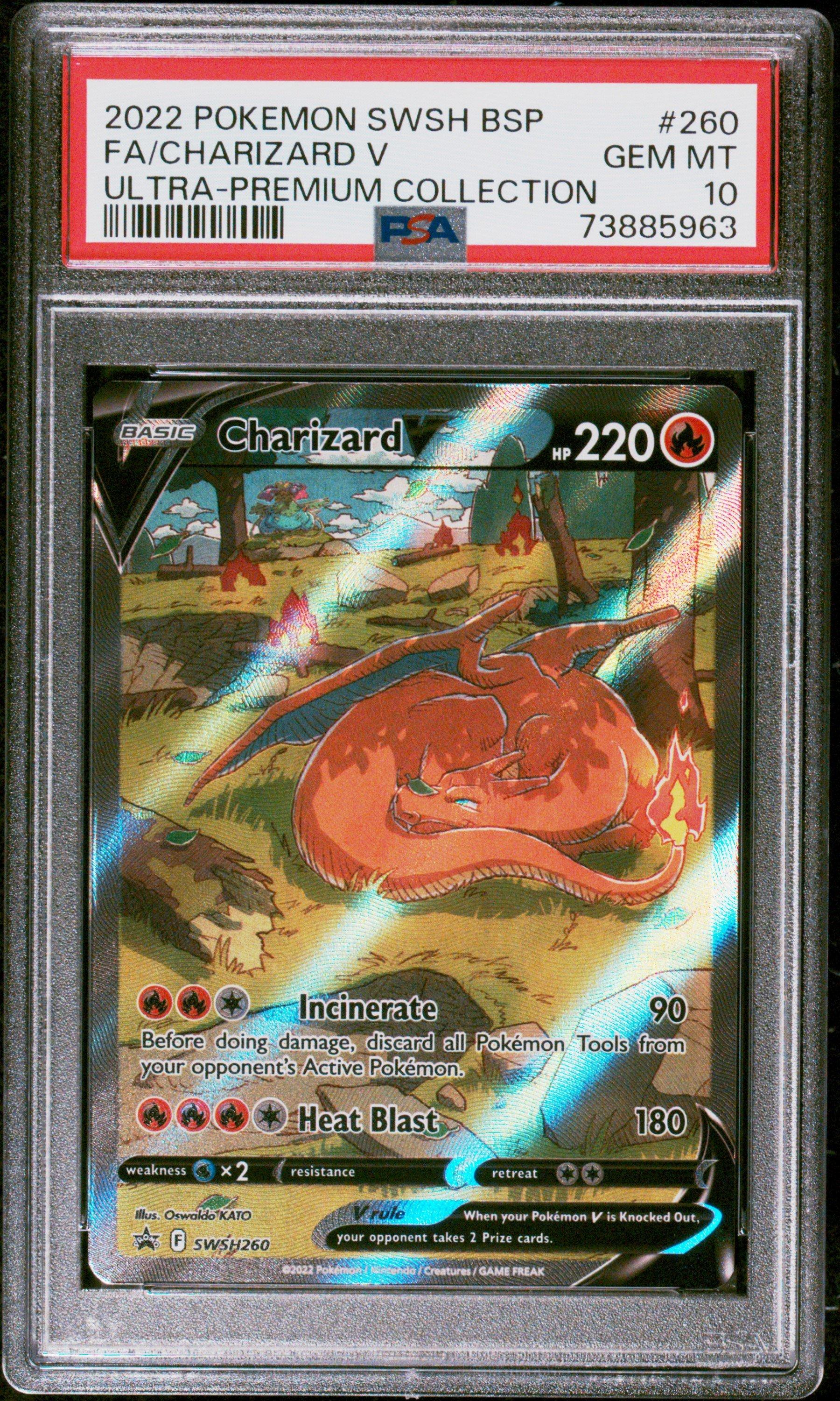 2022 Pokemon Swsh Black Star Promo 260 Fa/charizard V PSA 10 | GameStop