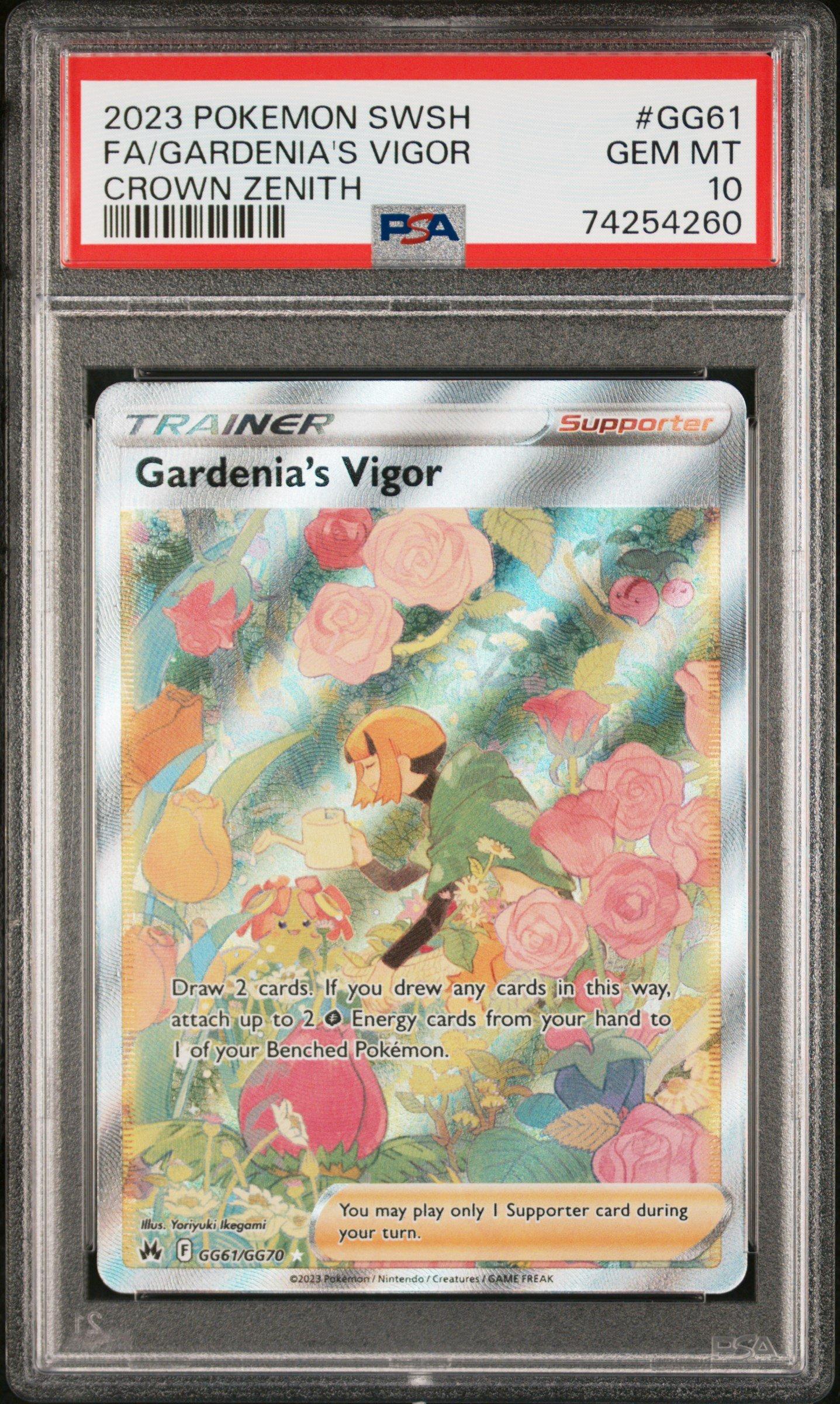 2023 Pokemon Sword And Shield Crown Zenith Gg61 Full Art/gardenia's ...