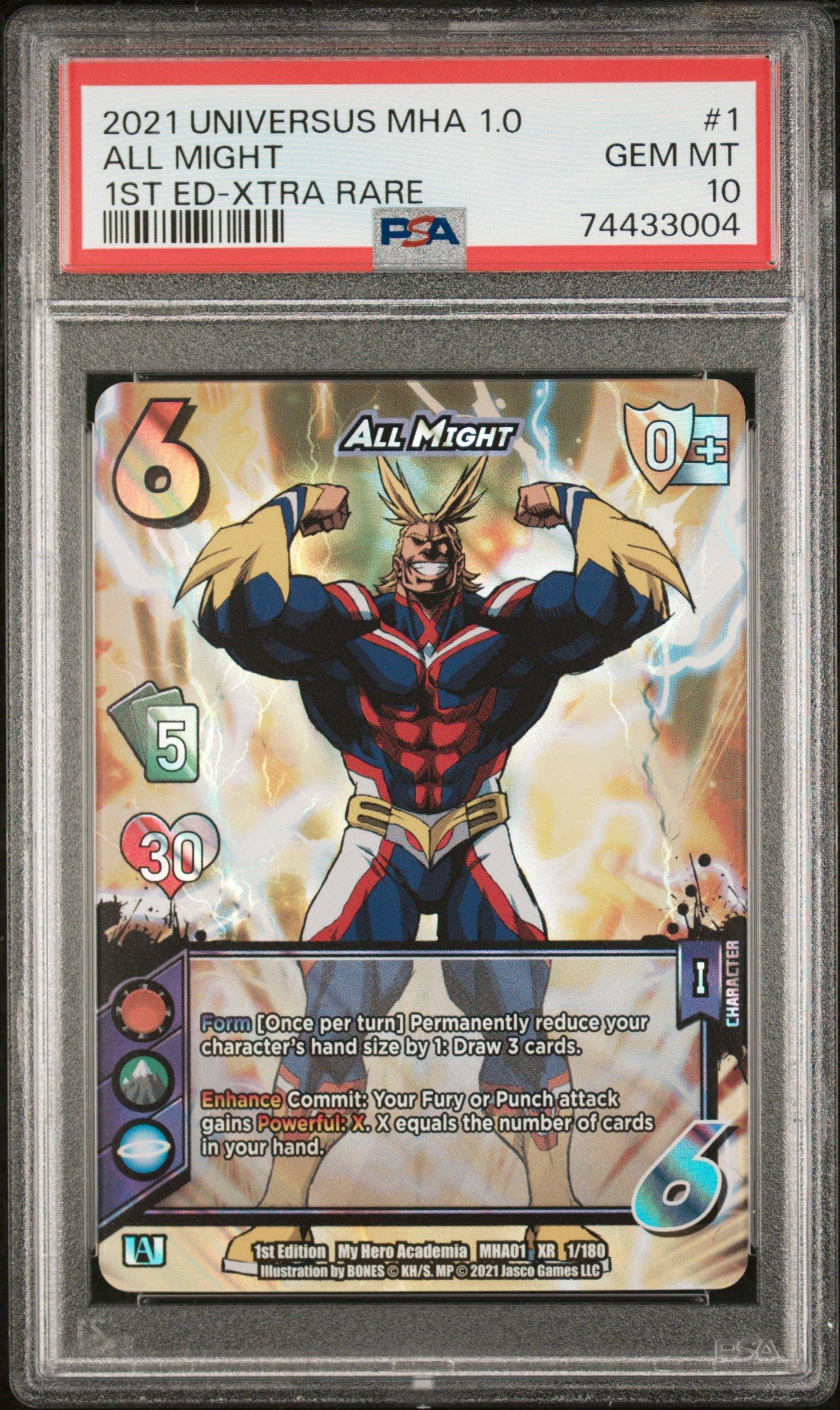 2021 Universus My Hero Academia Series 1.0 1 All Might 1st Edition-xtra ...