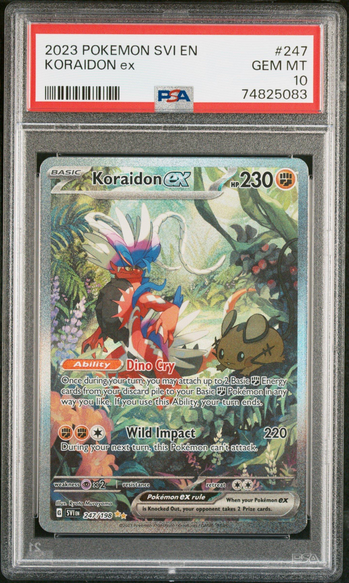 2023 Pokemon Svi En-scarlet & Violet 247 Koraidon Ex Special ...