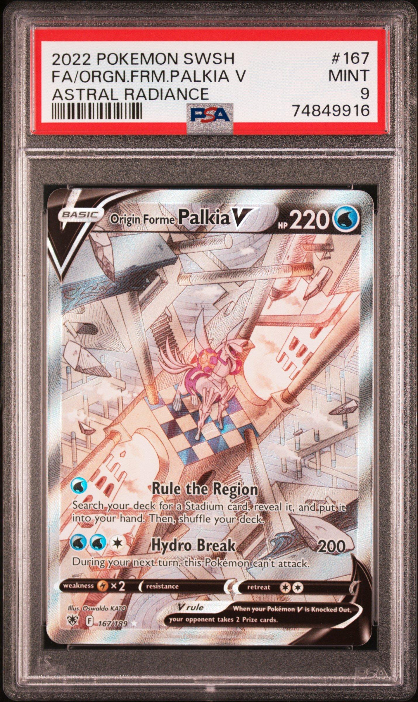 2022 Pokemon Sword & Shield Astral Radiance 167 Full Art/origin Forme ...