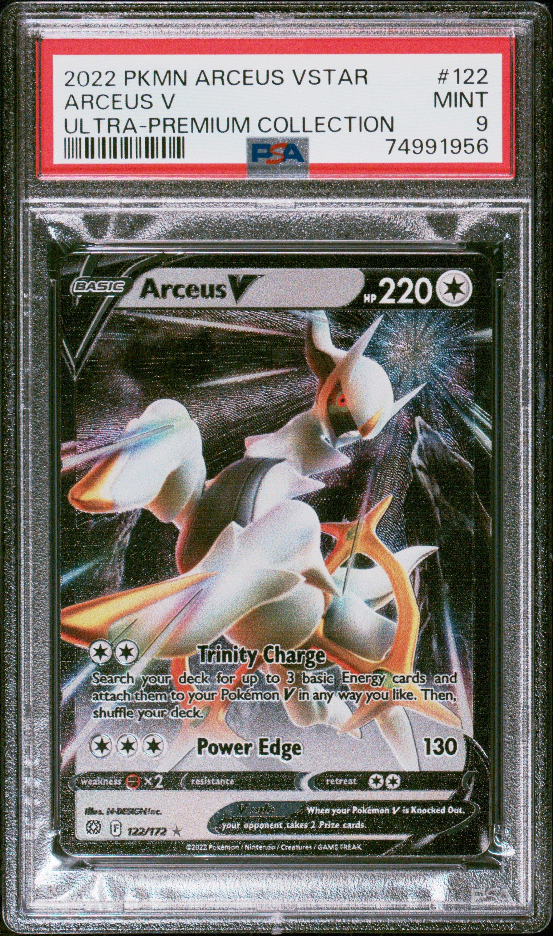 2022 Pokemon Arceus Vstar Ultra-premium Collection 122 Arceus V PSA 9 ...