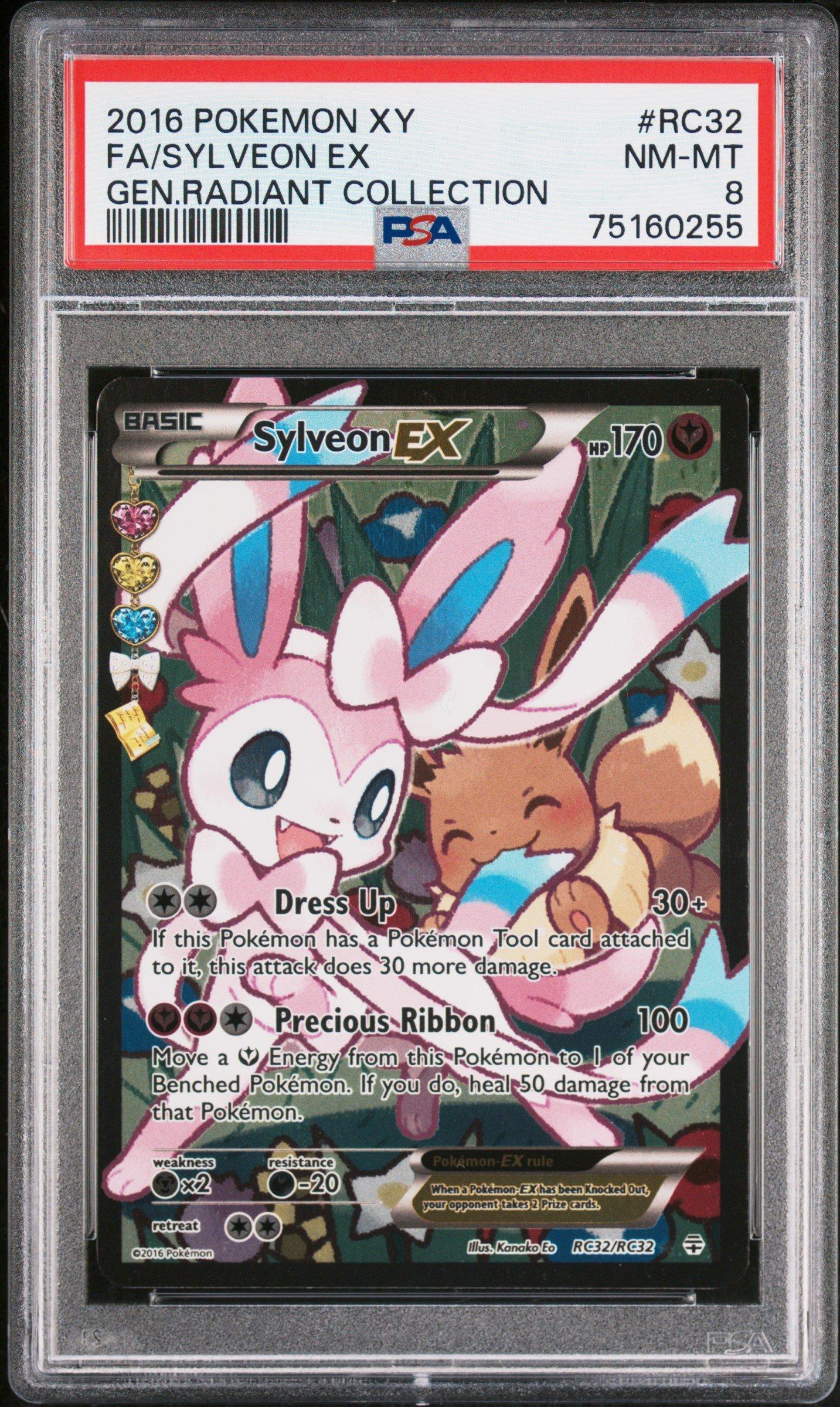 2016 Pokemon Xy Generations Radiant Collection Rc32 Full Art/sylveon Ex ...