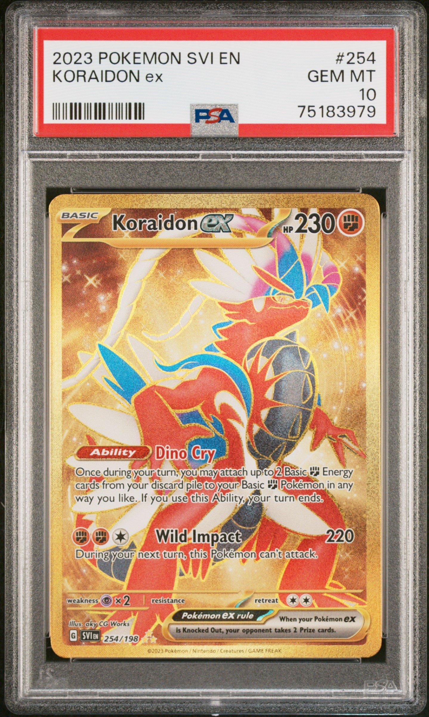 2023 Pokemon Svi En-scarlet & Violet 254 Koraidon Ex PSA 10 | GameStop