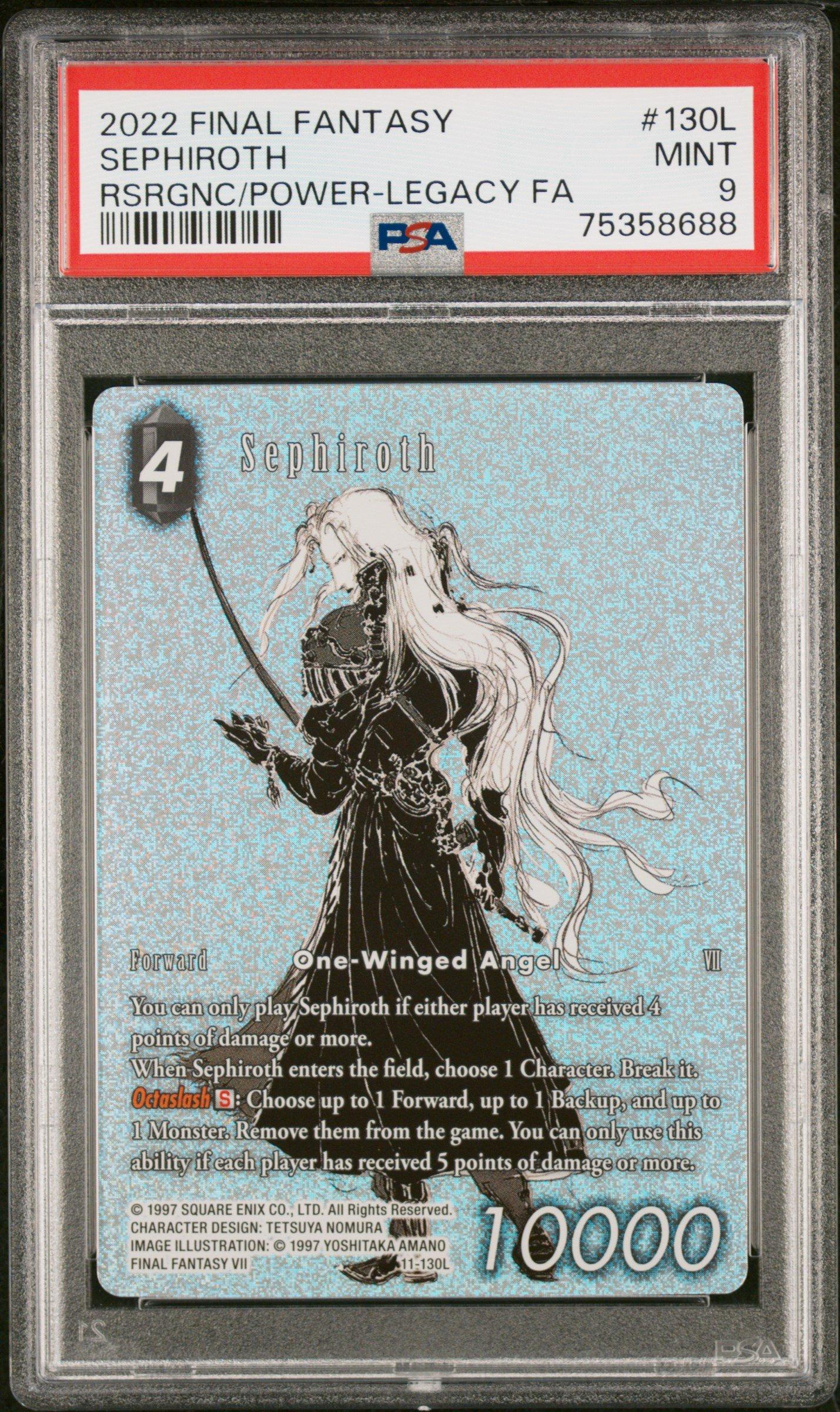 2022 Final Fantasy Resurgence Of Power 130l Sephiroth Legacy Full Art ...