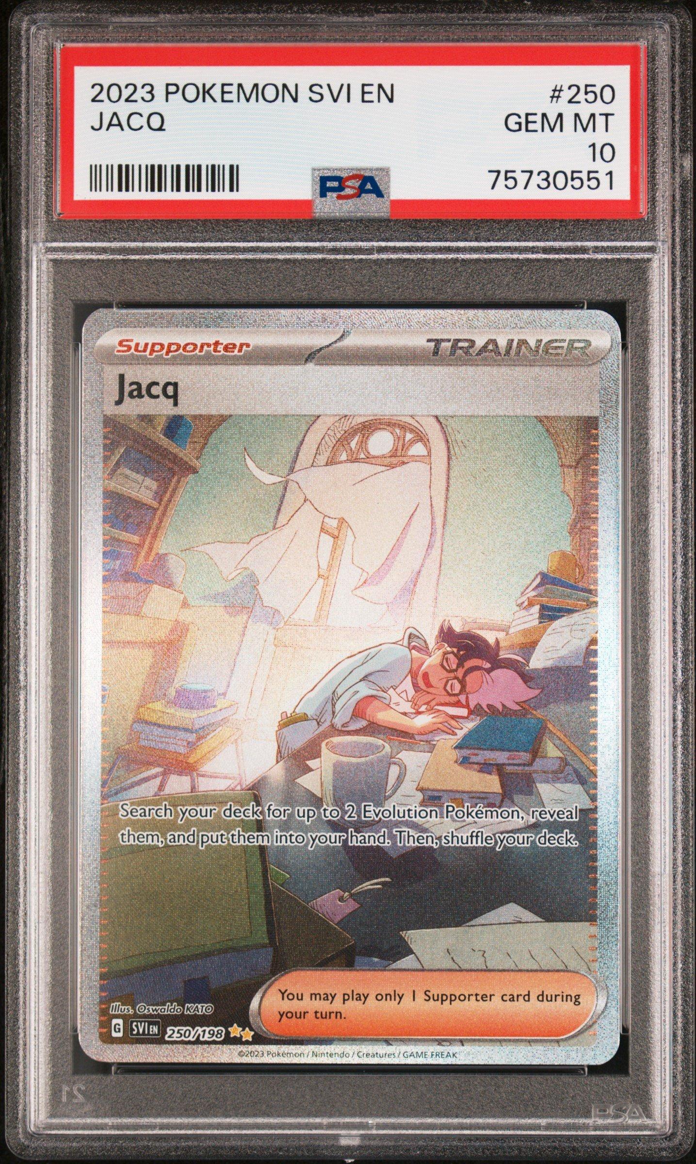 2023 Pokemon Svi En-scarlet & Violet 250 Jacq Special Illustration Rare ...