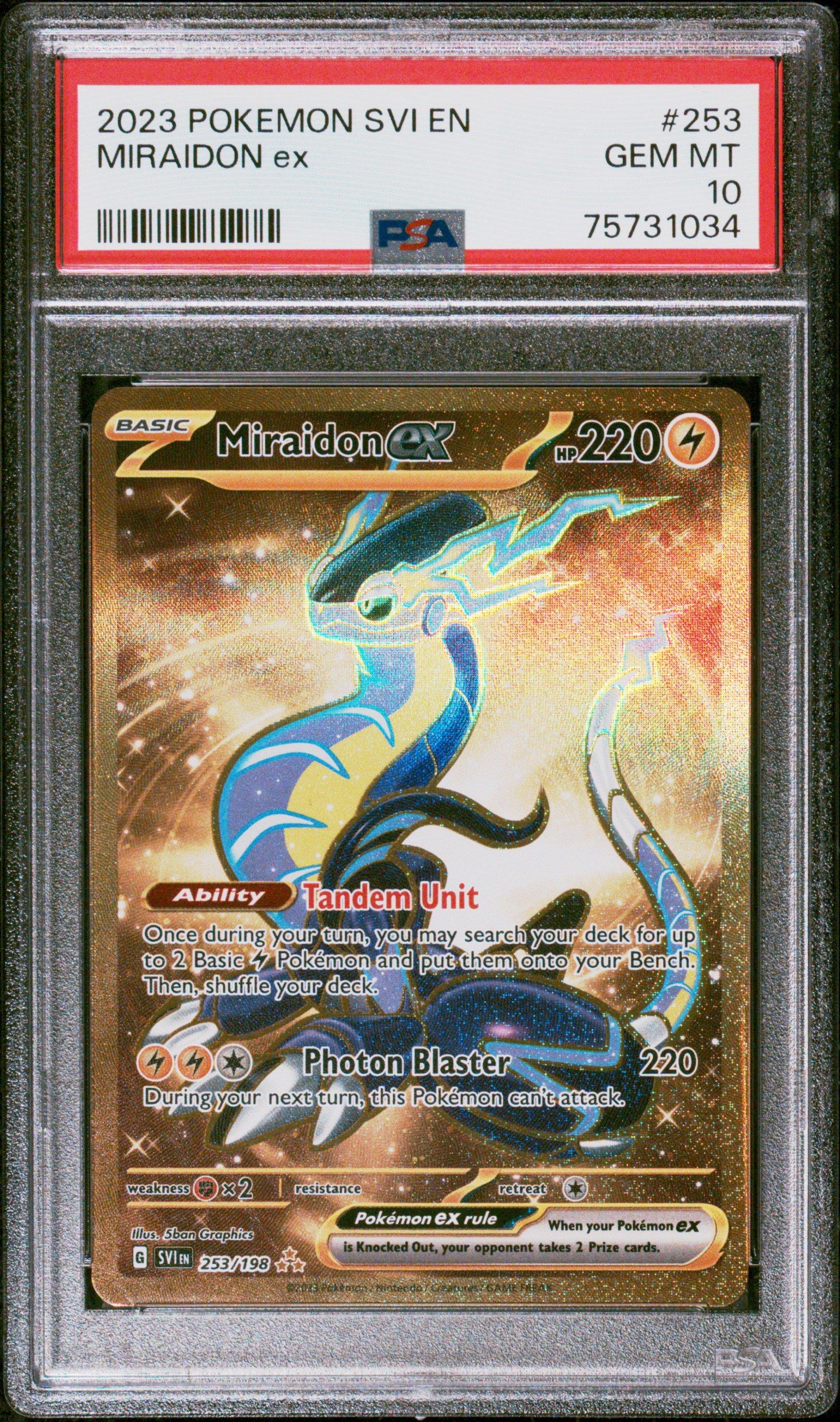 2023 Pokemon Svi En-scarlet & Violet 253 Miraidon Ex PSA 10 | GameStop