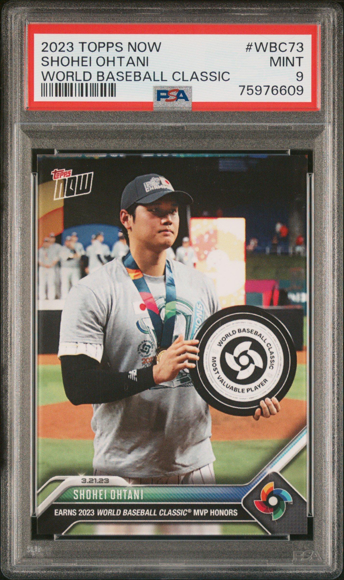 2023 Topps Now World Baseball Classic Wbc73 Shohei Ohtani PSA 9 | GameStop