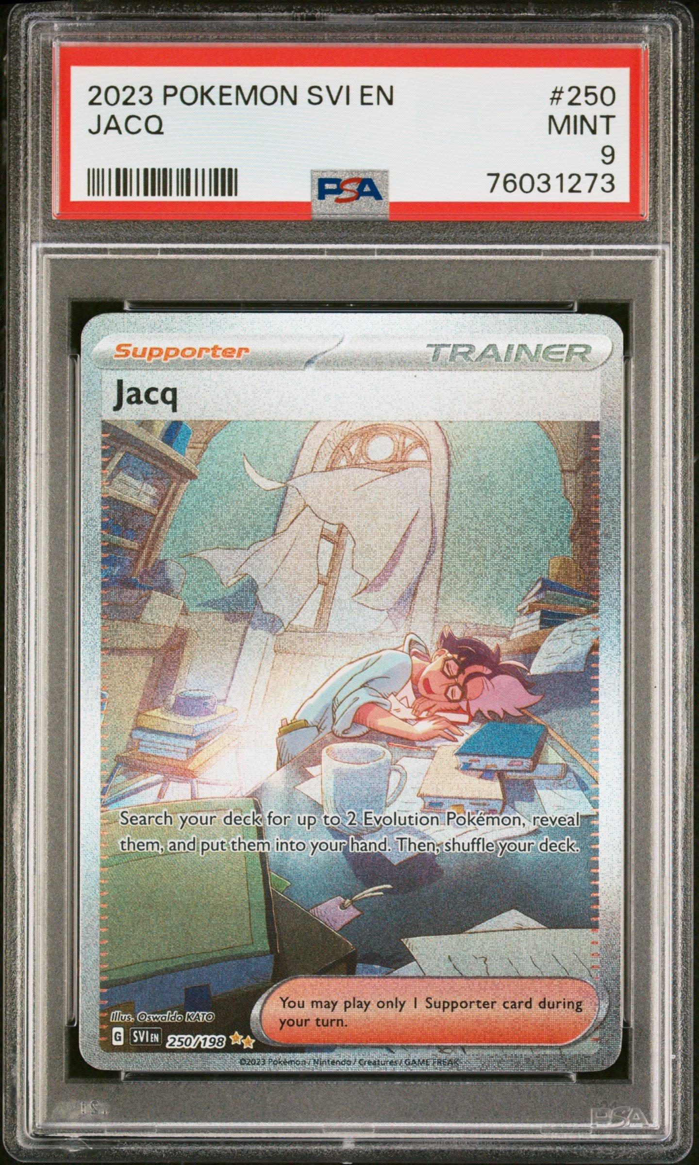 2023 Pokemon Svi En-scarlet & Violet 250 Jacq Special Illustration Rare ...