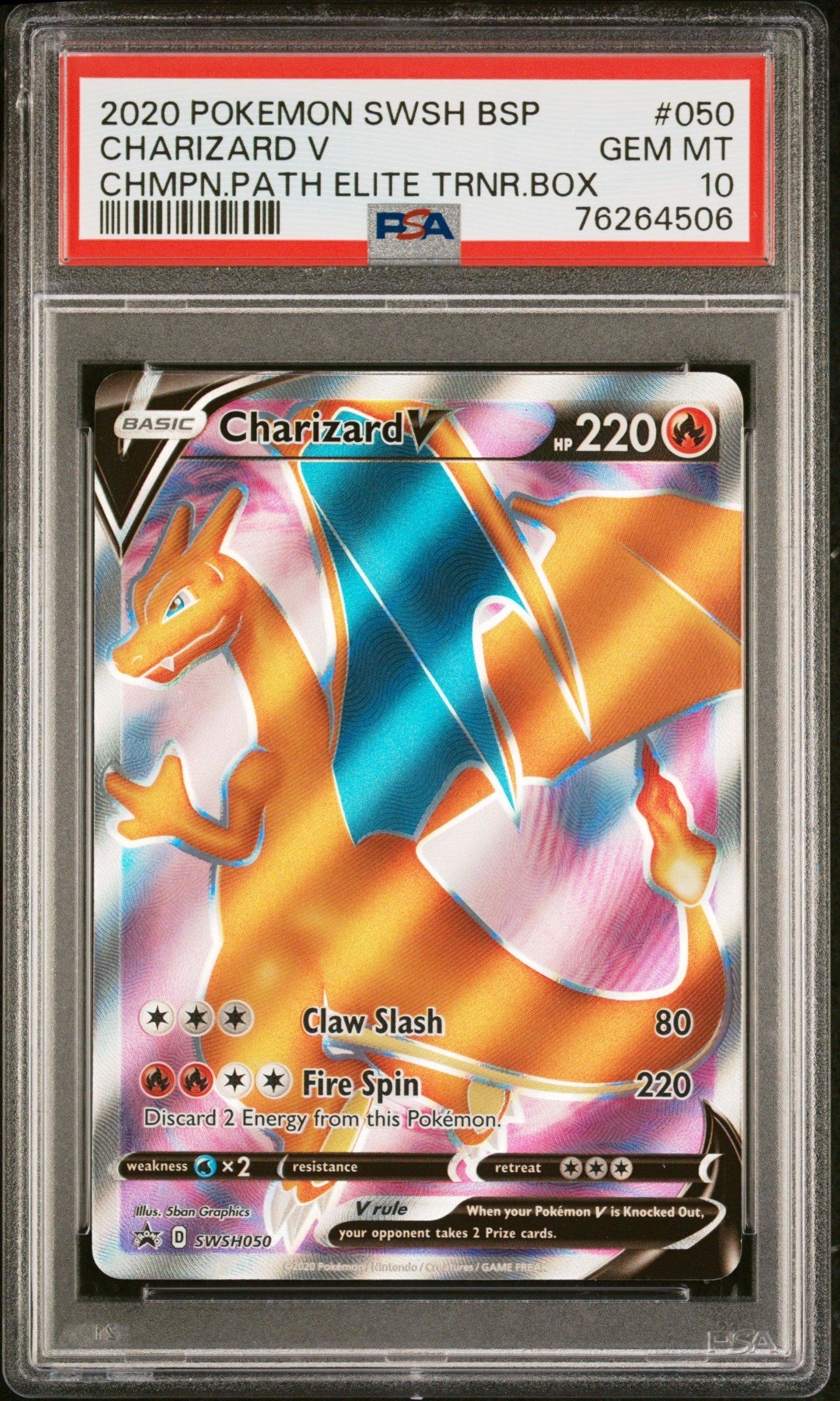 2020 Pokemon Swsh Black Star Promo 050 Charizard V Champion's Path ...