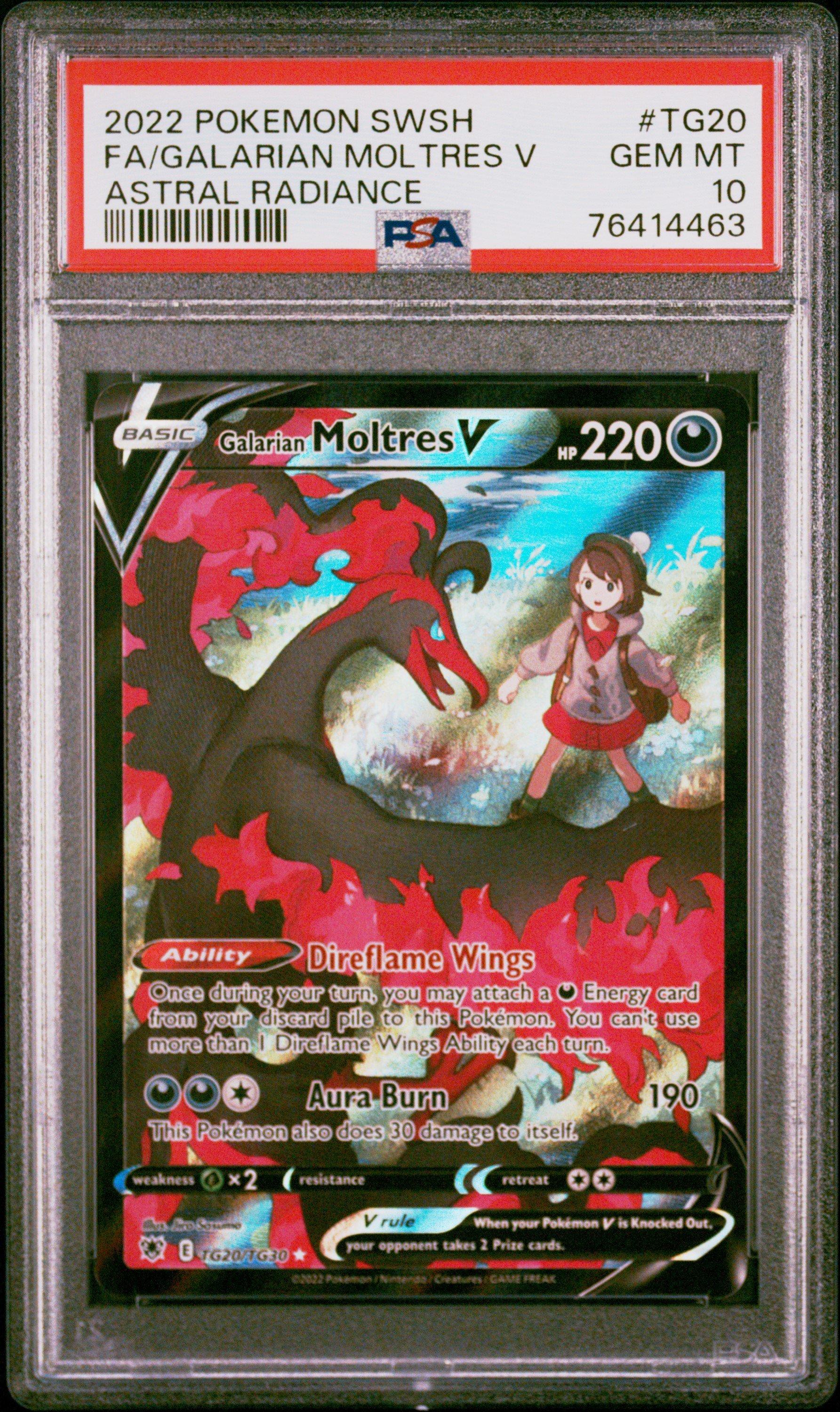 2022 Pokemon Sword & Shield Astral Radiance Tg20 Full Art/galarian ...