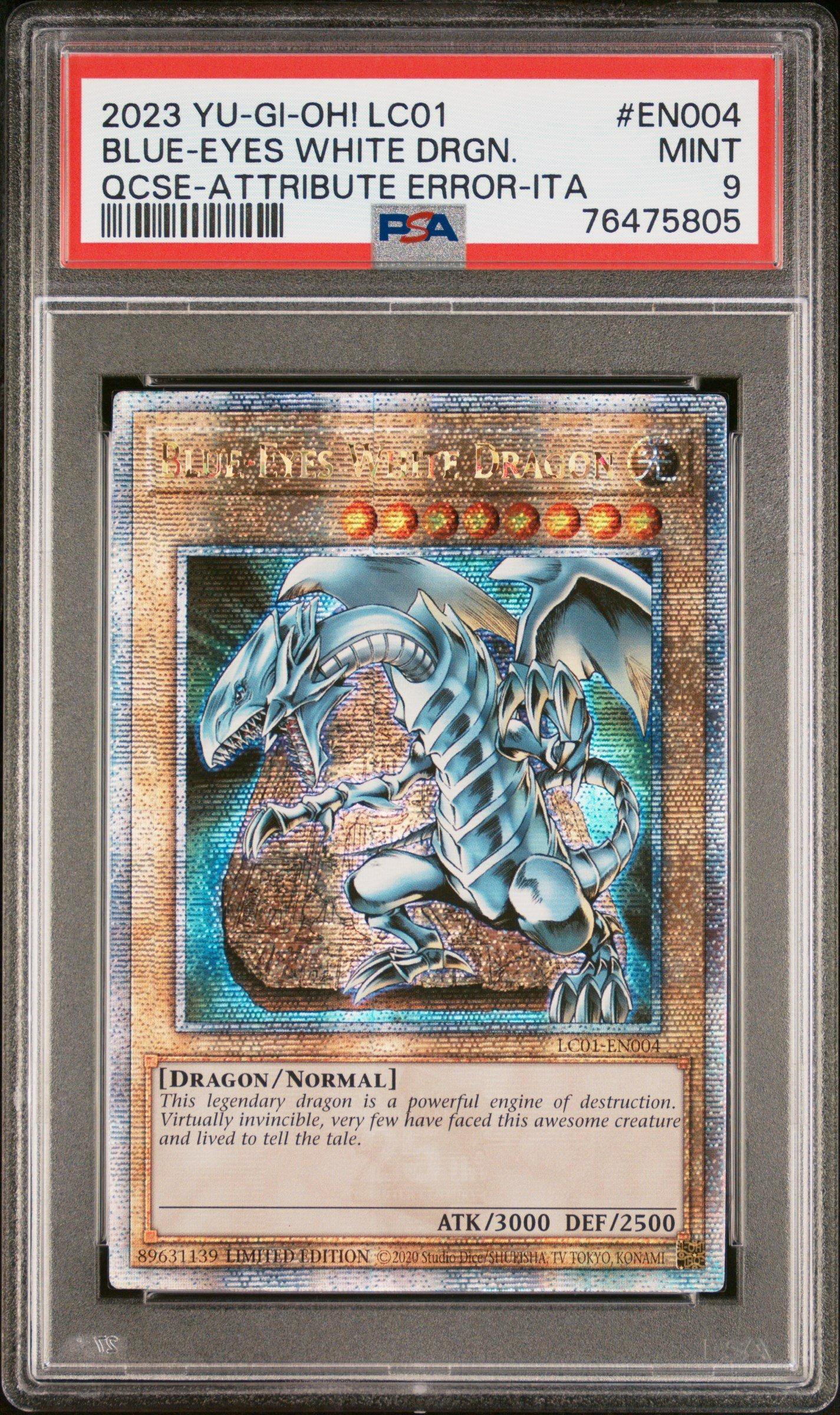 2023 Yu-gi-oh! Lc01-legendary Collection: 25th Anniversary Edition En004 Blue-eyes White Dragon ...