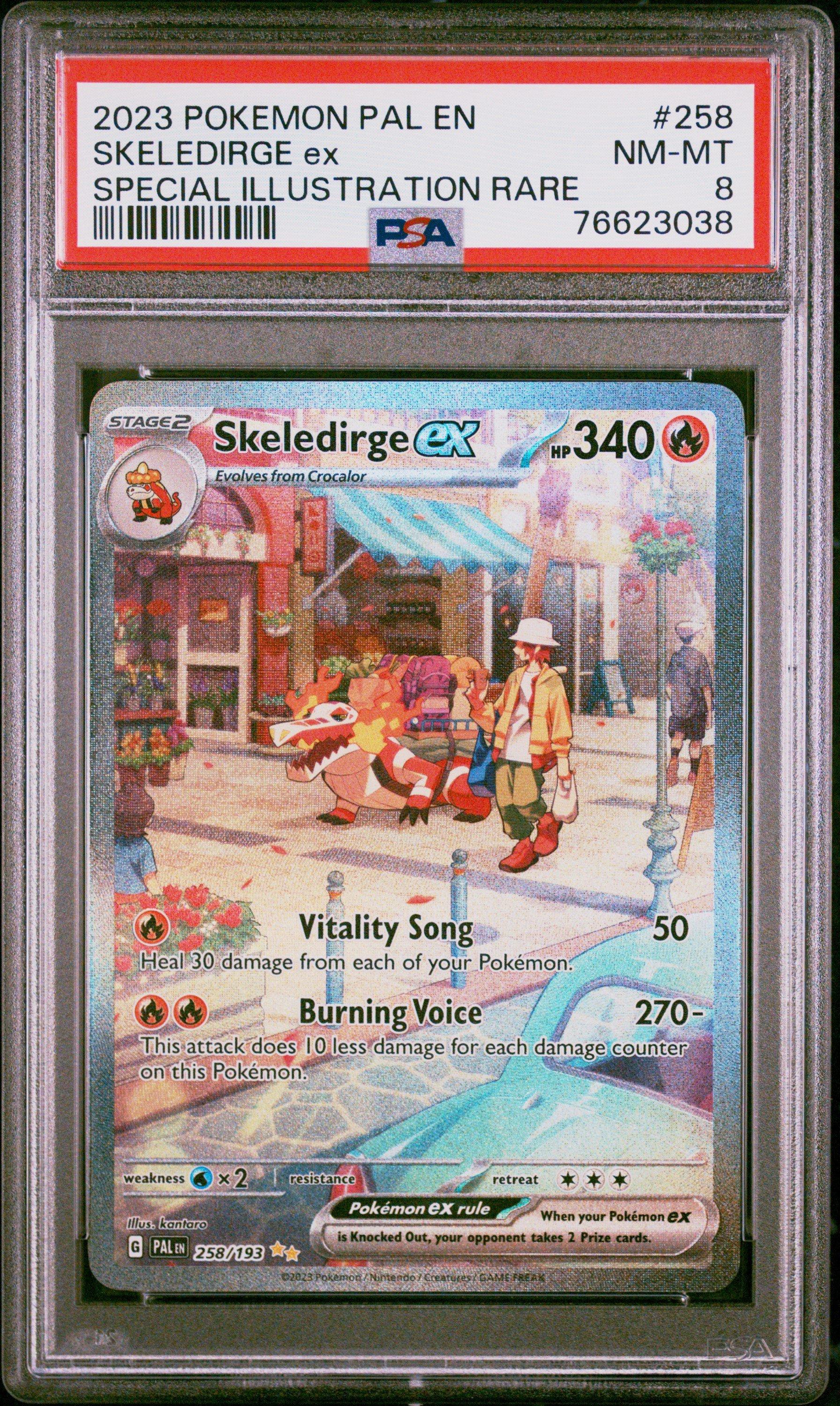 2023 Pokemon Pal En-paldea Evolved 258 Skeledirge Ex PSA 8 | GameStop