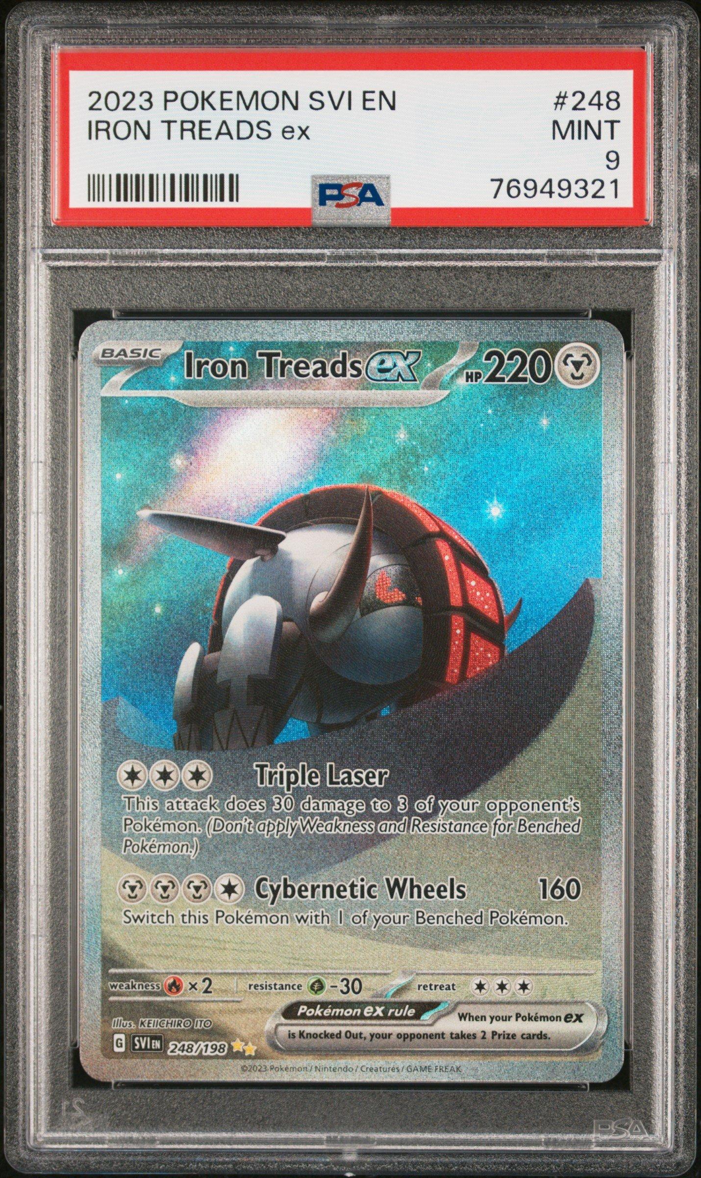 2023 Pokemon Svi En-scarlet & Violet 248 Iron Treads Ex Special ...