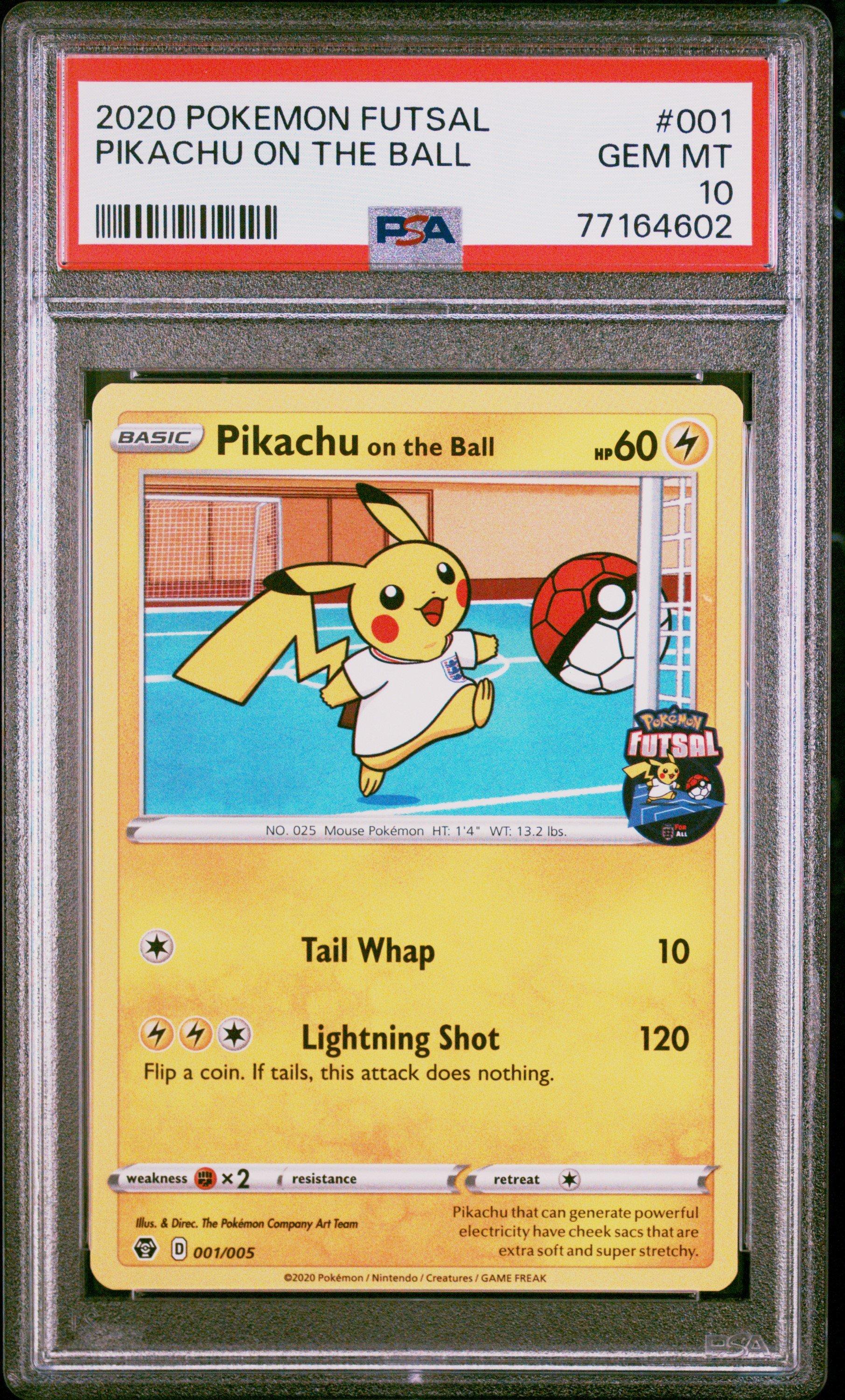 2020 Pokemon Futsal 001 Pikachu On The Ball PSA 10 | GameStop