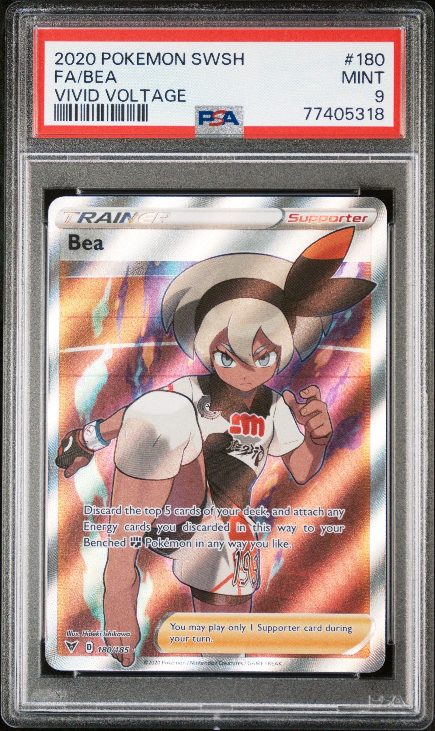 2020 Pokemon Sword & Shield Vivid Voltage 180 Full Art/bea PSA 9 | GameStop