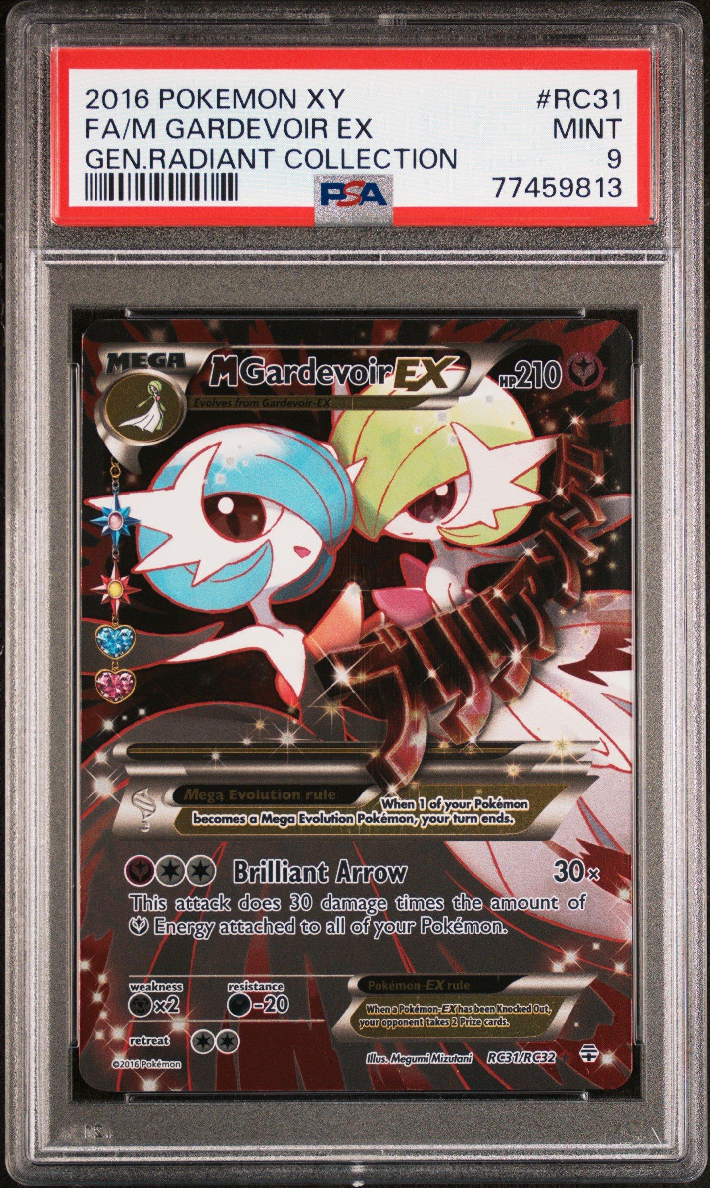 2016 Pokemon Xy Generations Radiant Collection Rc31 Full Art/m Gardevoir Ex PSA 9 | GameStop