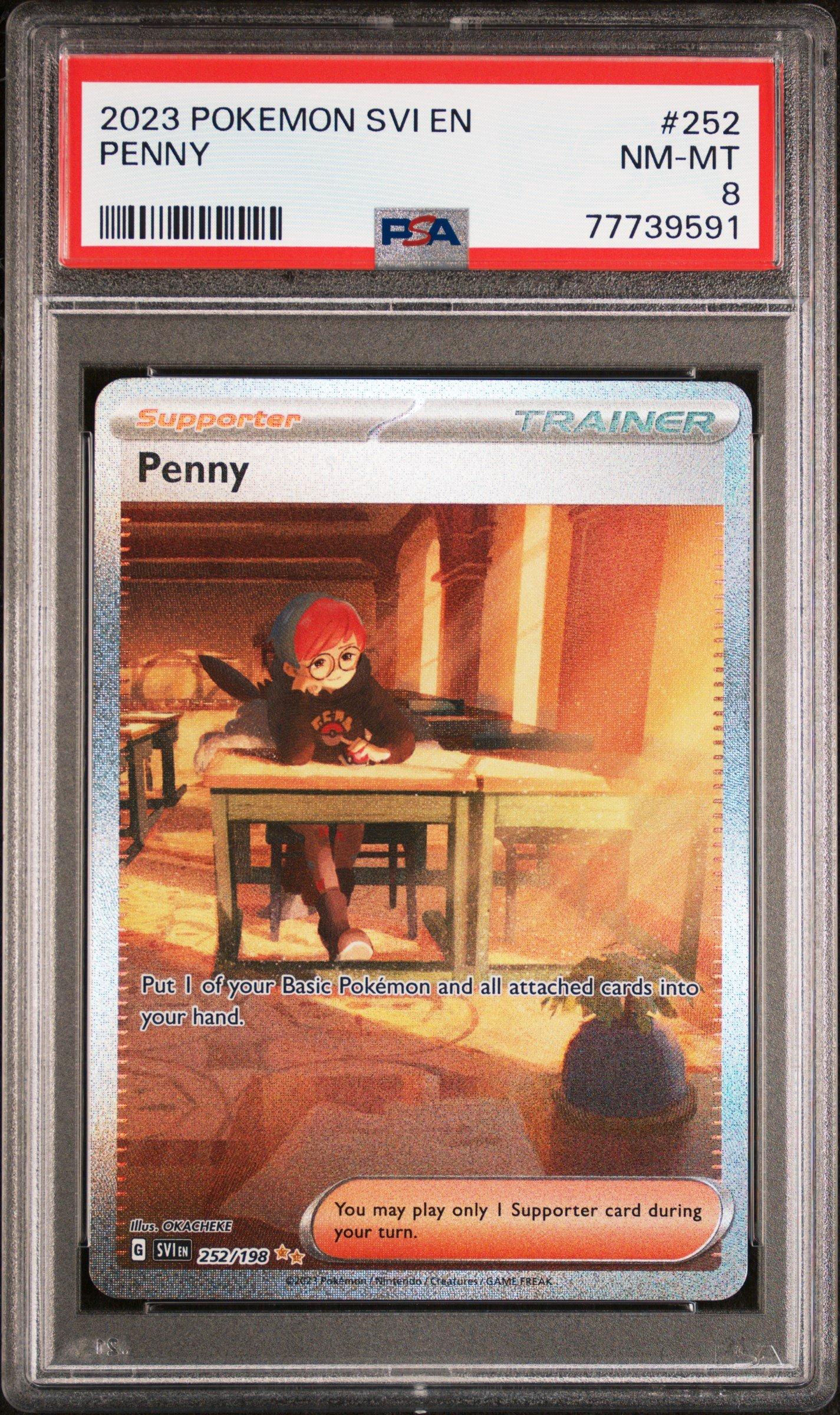 2023 Pokemon Svi En-scarlet & Violet 252 Penny Special Illustration ...