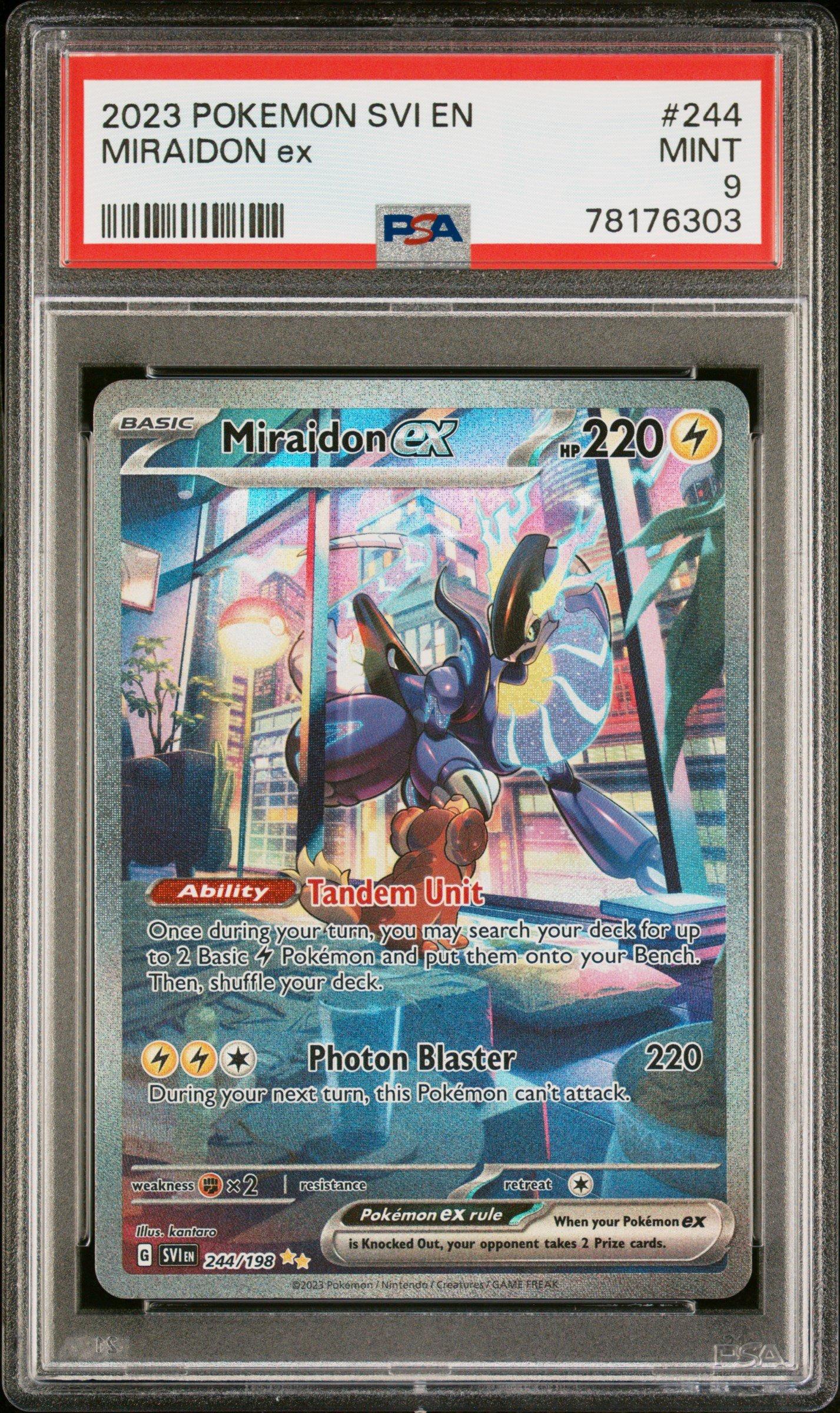 2023 Pokemon Svi En-scarlet & Violet 244 Miraidon Ex PSA 9 | GameStop