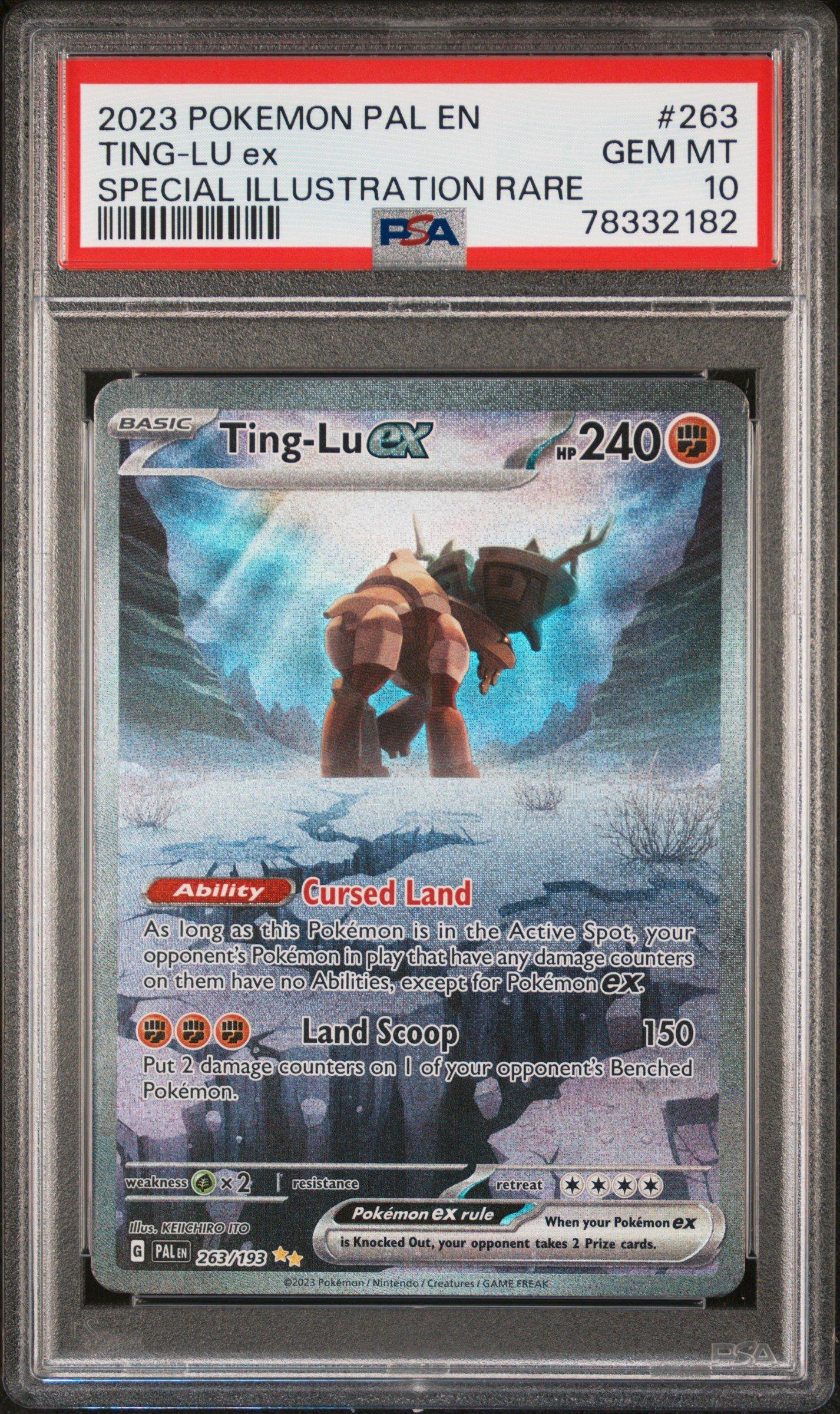 2023 Pokemon Pal En-paldea Evolved 263 Ting-lu Ex Special Illustration ...