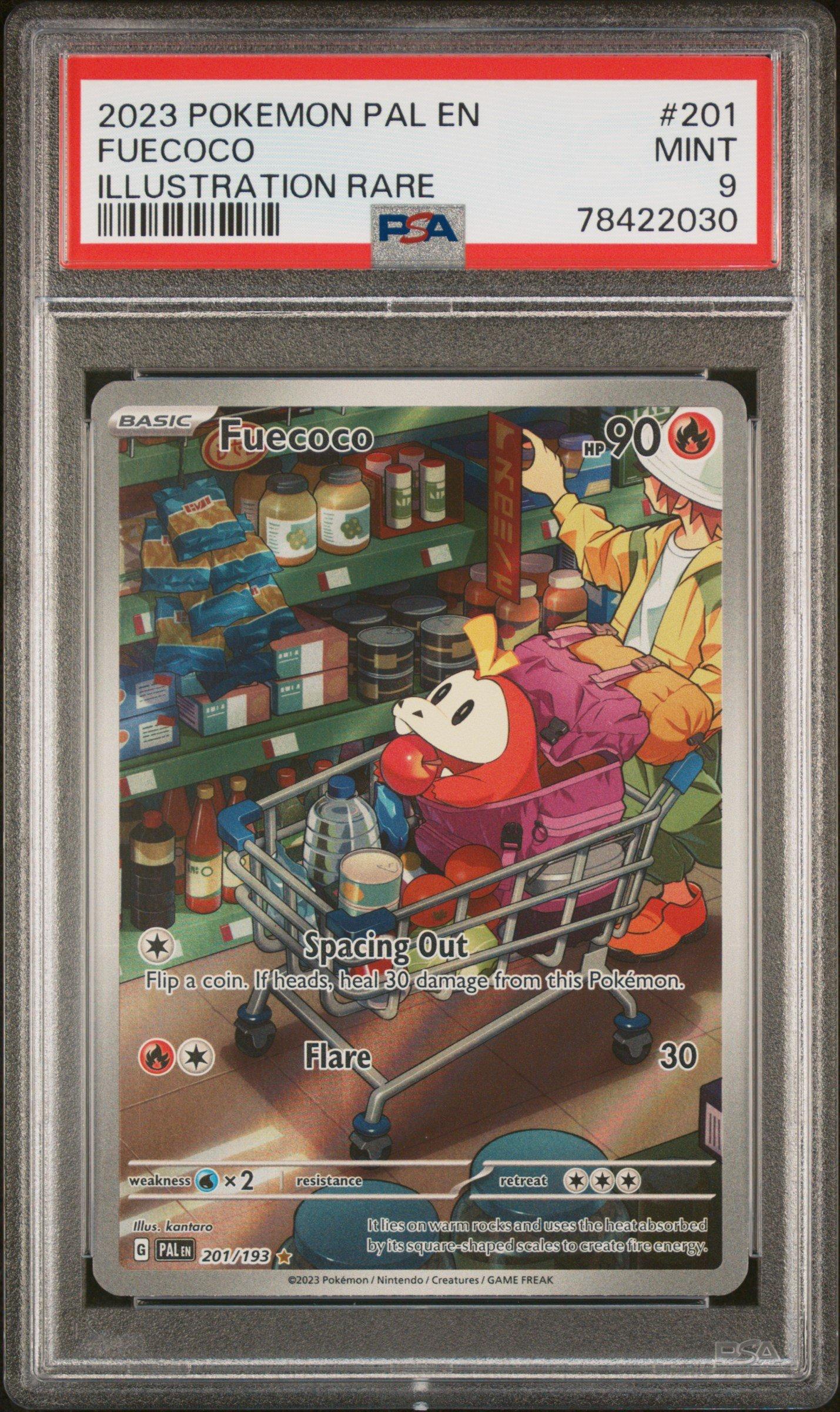 2023 Pokemon Pal En-paldea Evolved 201 Fuecoco PSA 9 | GameStop