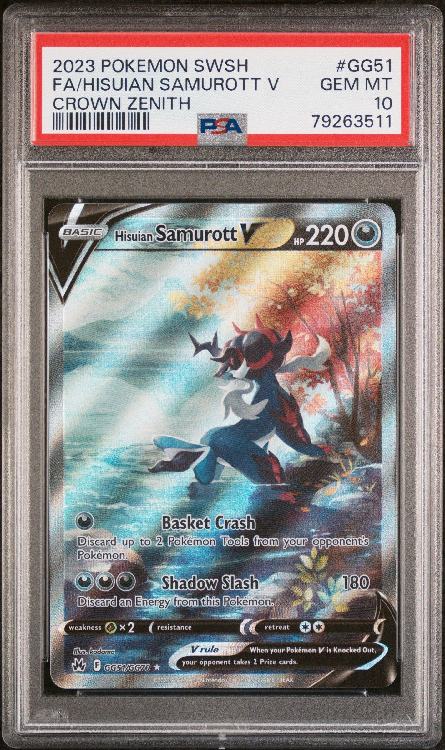 2023 Pokemon Sword And Shield Crown Zenith Gg51 Full Art/hisuian ...