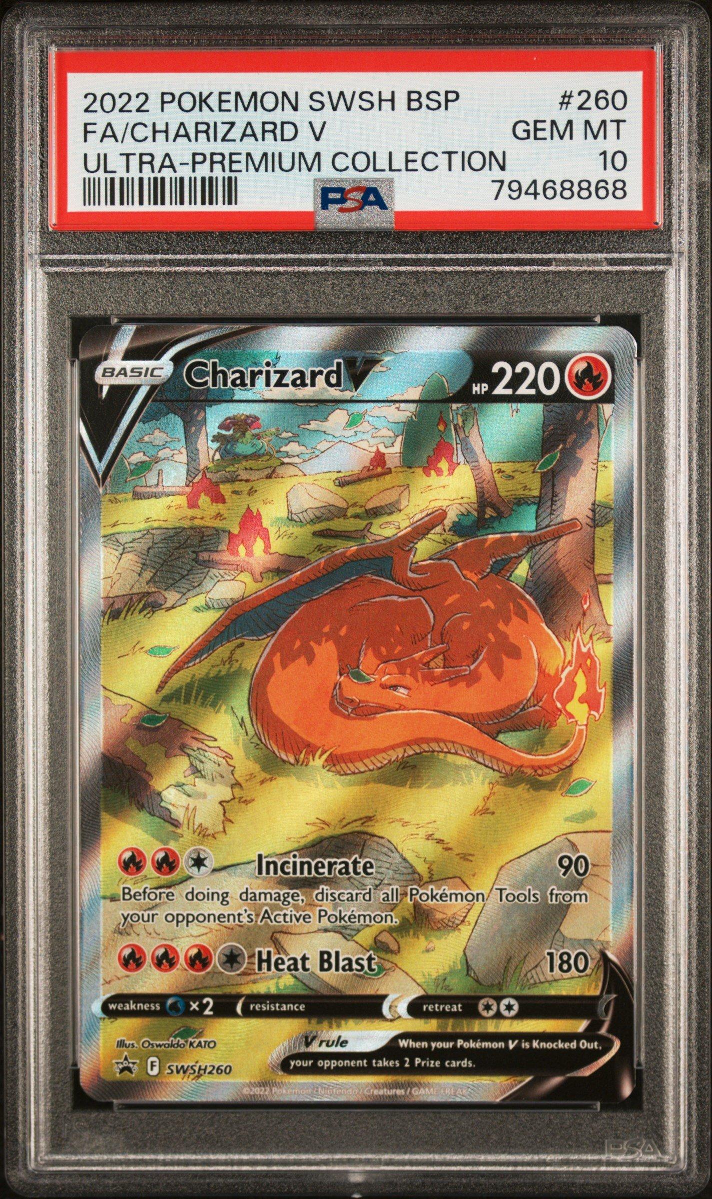 2022 Pokemon Swsh Black Star Promo 260 Fa/charizard V PSA 10 | GameStop