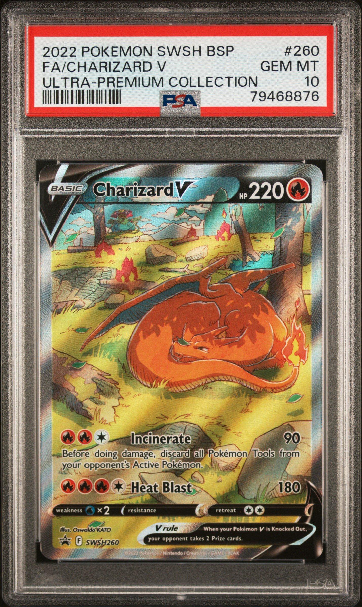 2022 Pokemon Swsh Black Star Promo 260 Fa/charizard V PSA 10 | GameStop
