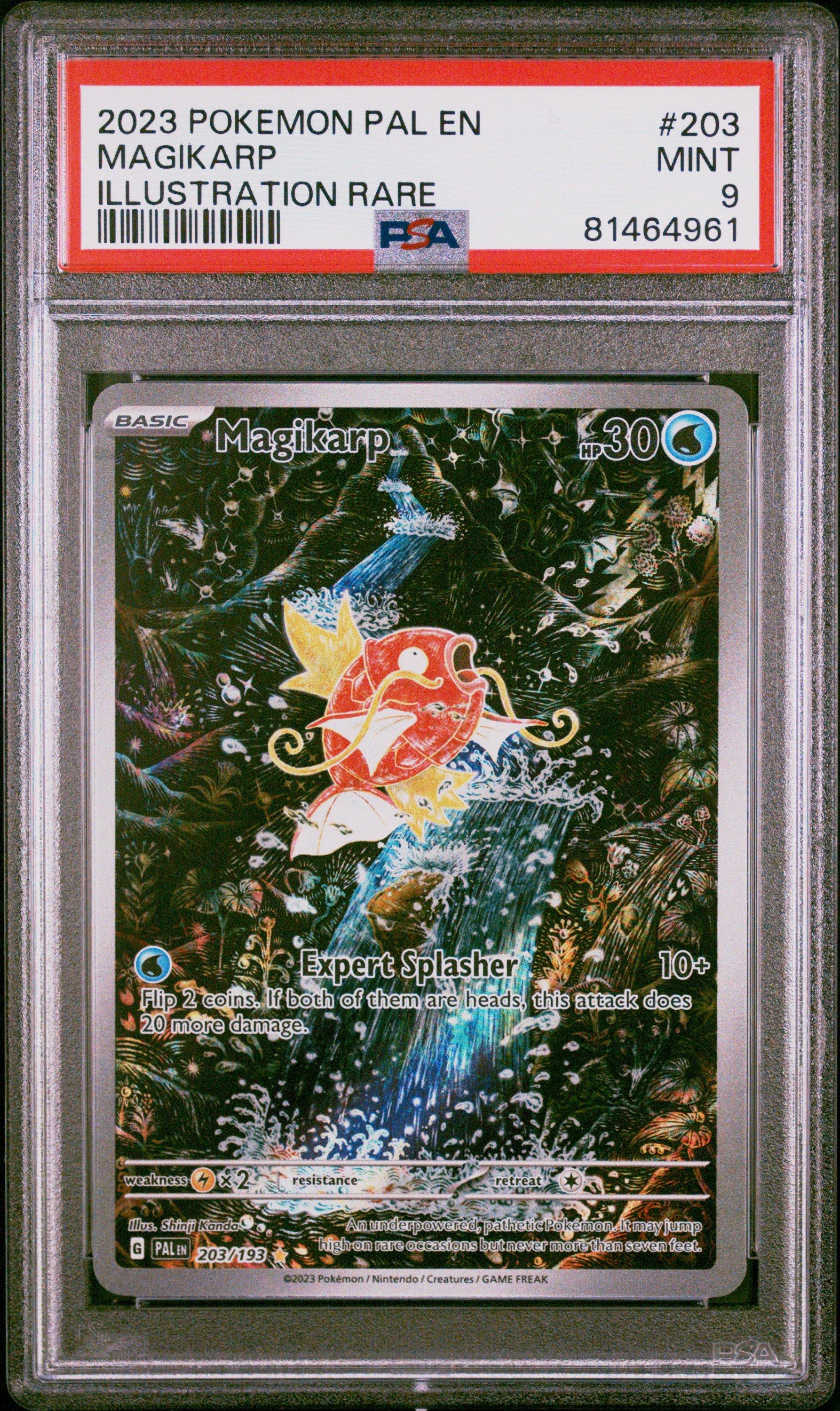 2023 Pokemon Pal En-paldea Evolved 203 Magikarp Illustration Rare PSA 9 ...