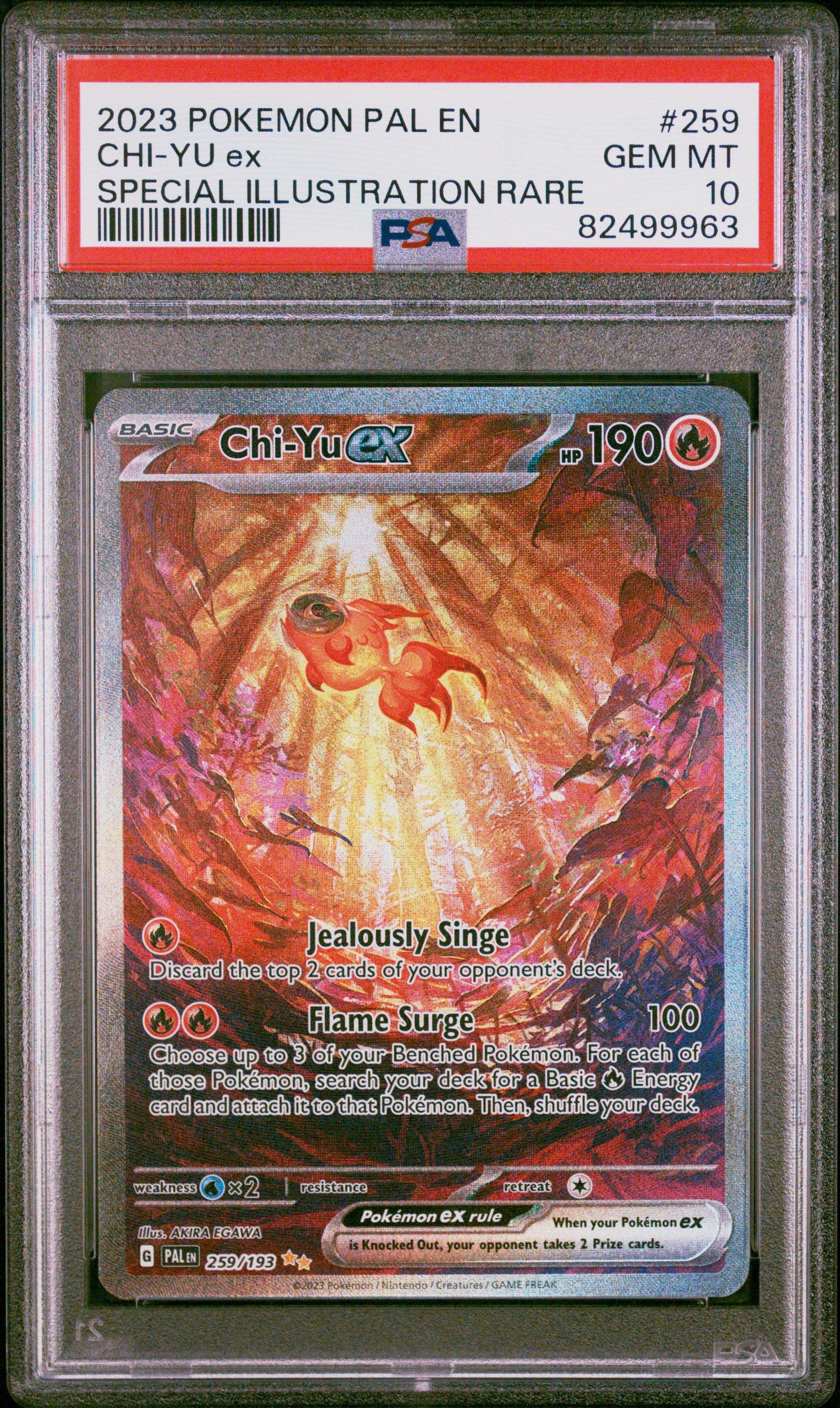 2023 Pokemon Pal En-paldea Evolved 259 Chi-yu Ex Special Illustration ...