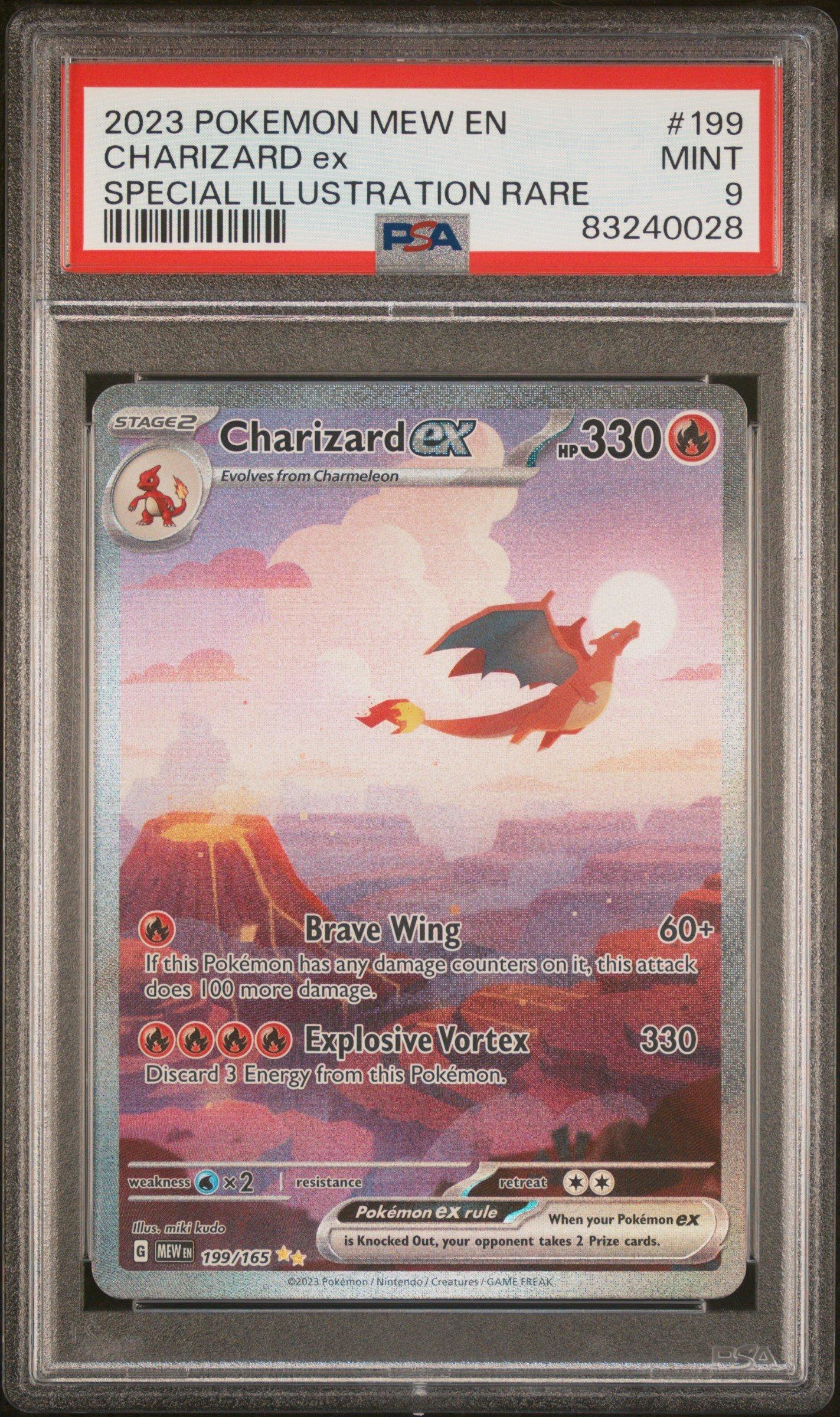 2023 Pokemon Mew En-151 199 Charizard Ex Special Illustration Rare PSA ...