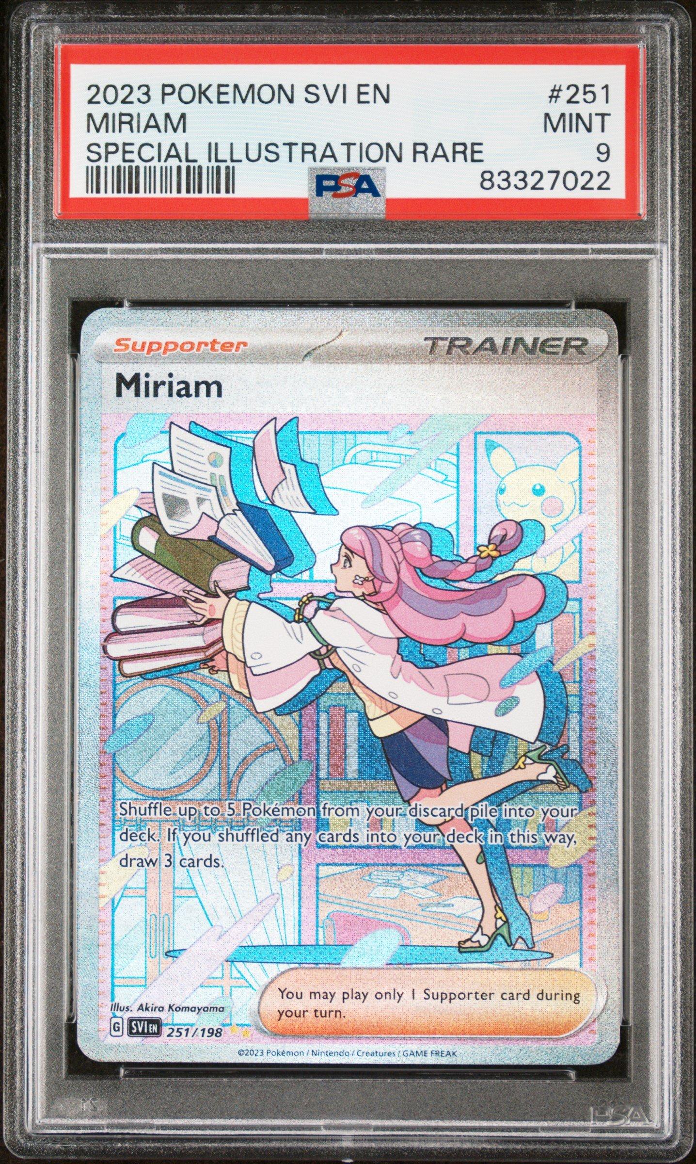 2023 Pokemon Svi En-scarlet & Violet 251 Miriam Special Illustration ...
