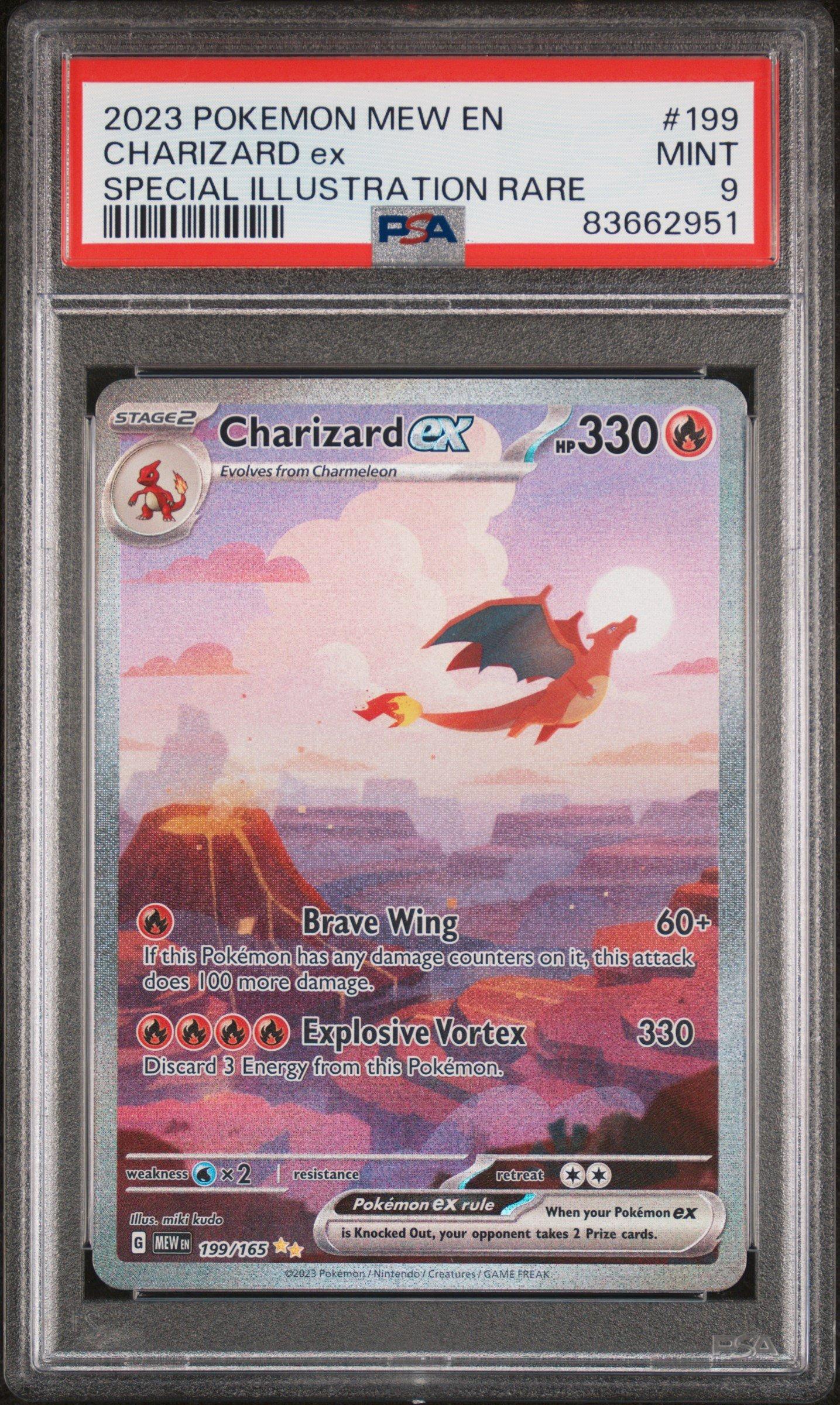 2023 Pokemon Mew En-151 199 Charizard Ex Special Illustration Rare PSA ...