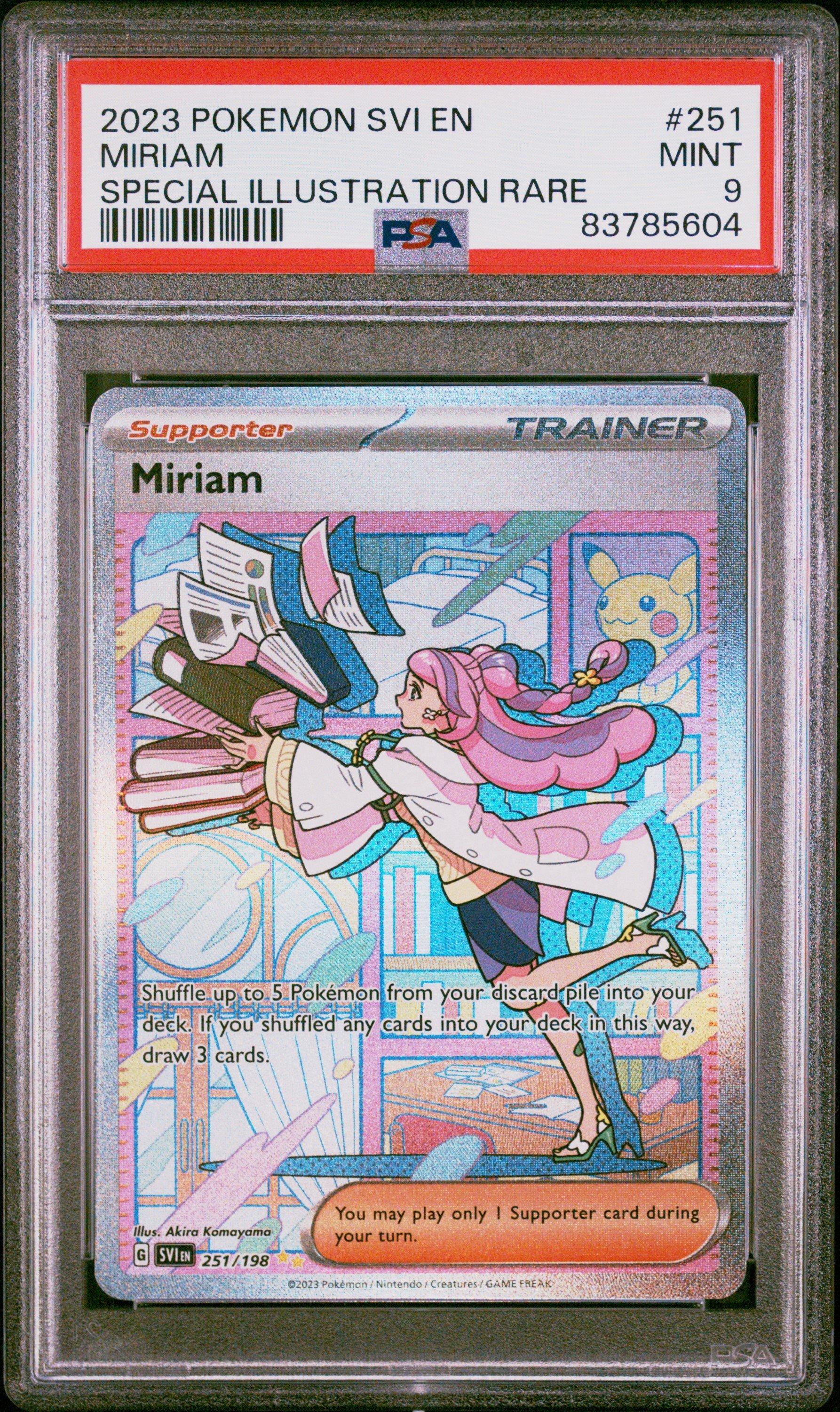 2023 Pokemon Svi En-scarlet & Violet 251 Miriam Special Illustration ...