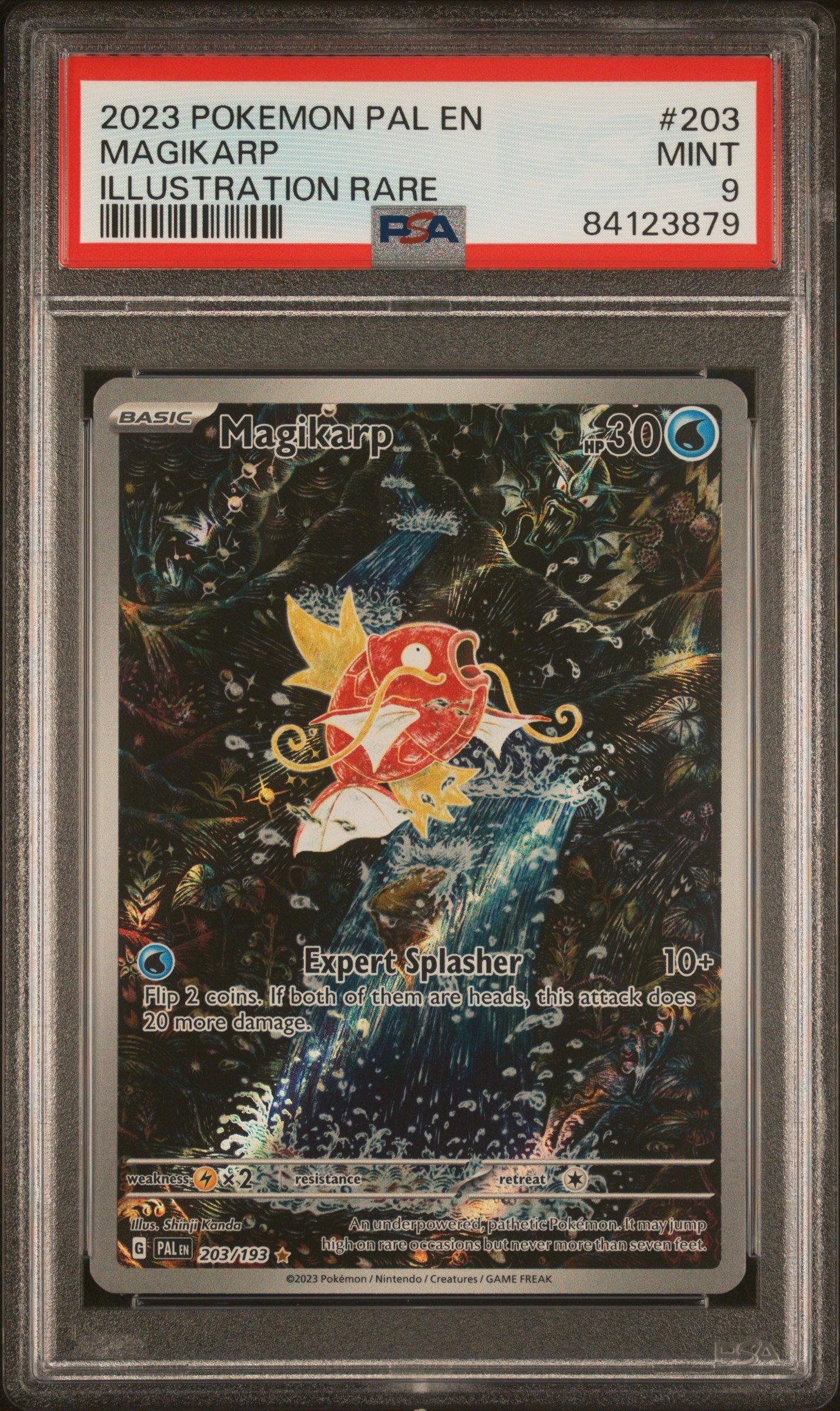 2023 Pokemon Pal En-paldea Evolved 203 Magikarp Illustration Rare PSA 9 ...