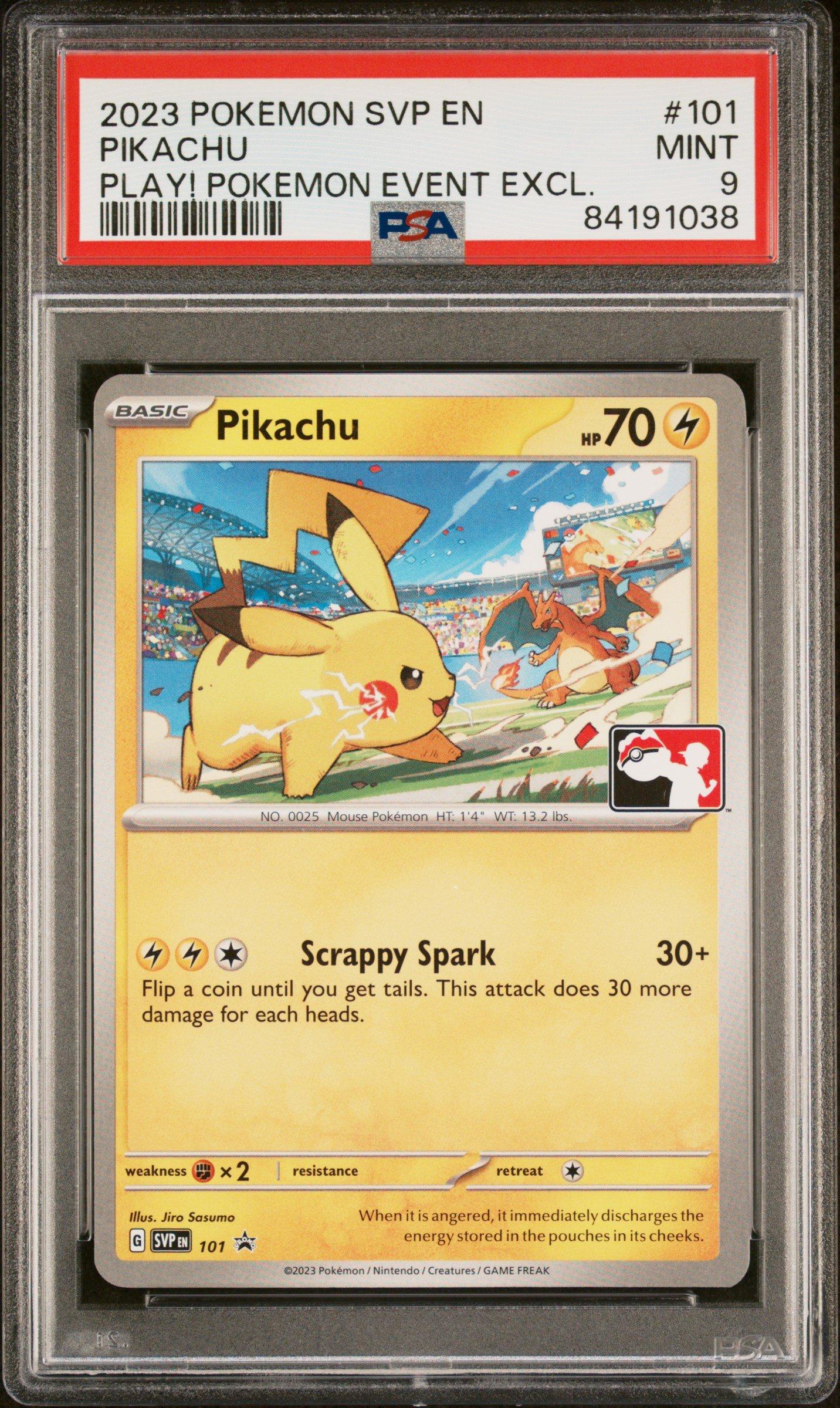 2023 Pokemon Svp En-sv Black Star Promo 101 Pikachu Play! Pokemon Event ...