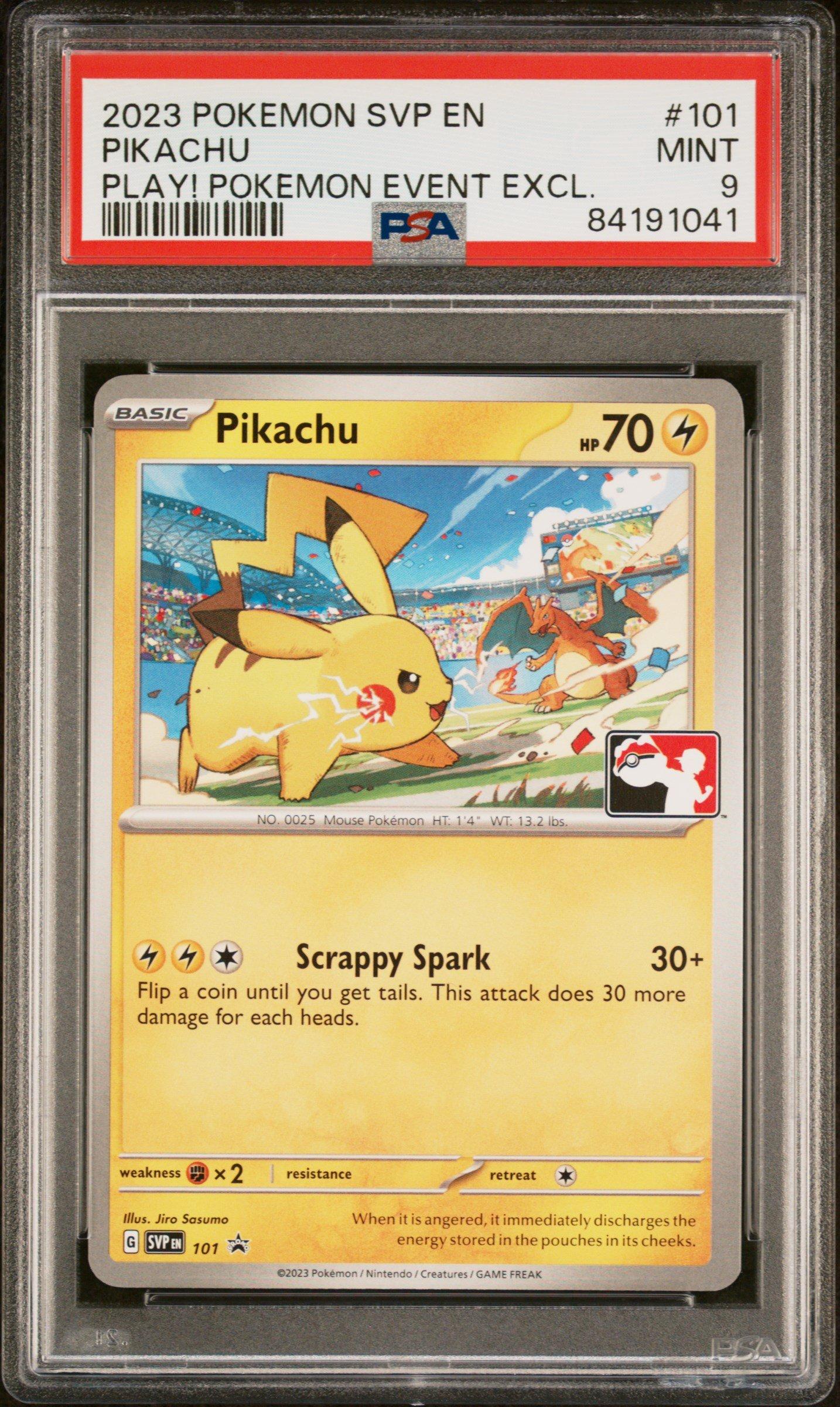 2023 Pokemon Svp En-sv Black Star Promo 101 Pikachu Play! Pokemon Event ...