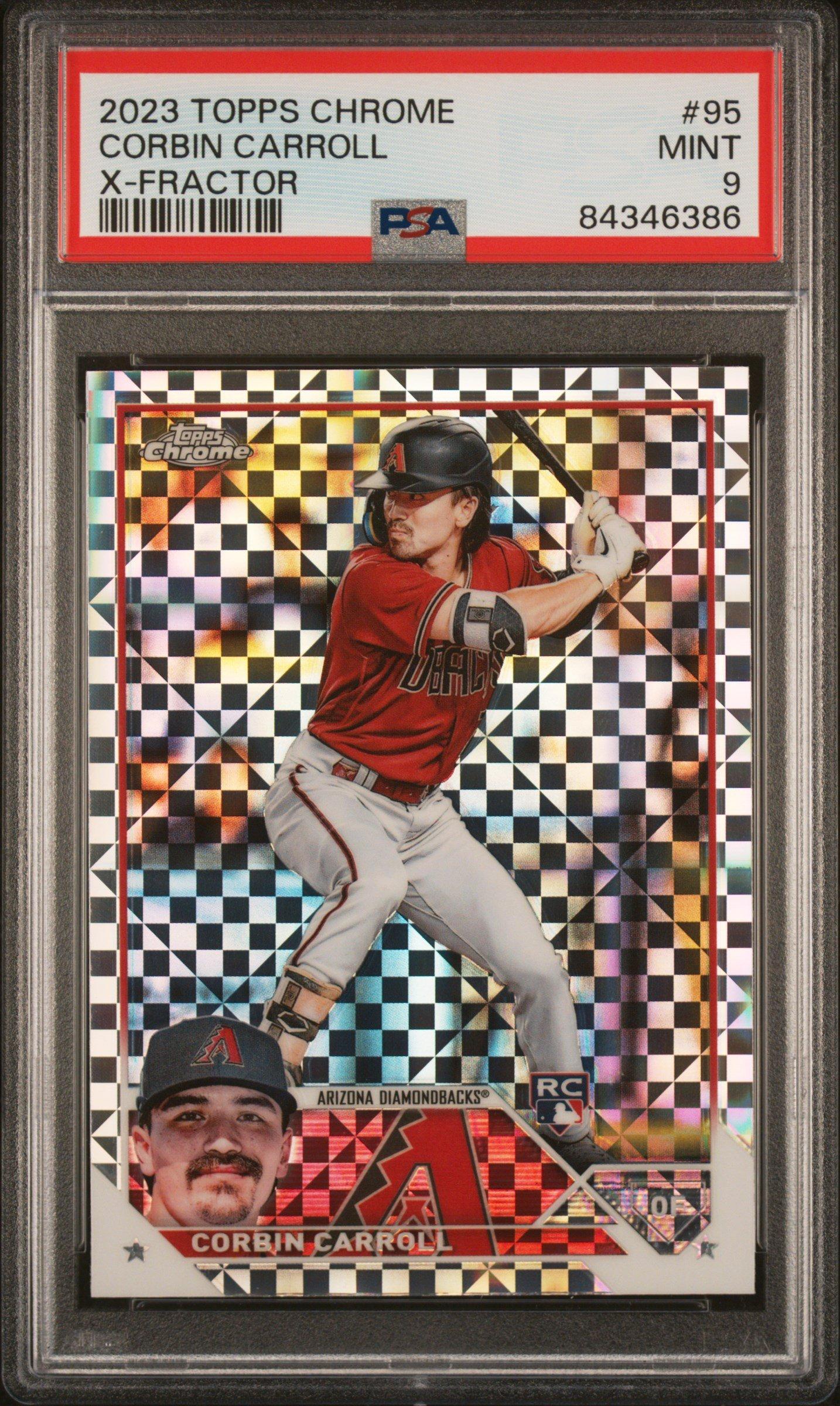 2023 Topps Chrome 95 Corbin Carroll X-fractor PSA 9 | GameStop