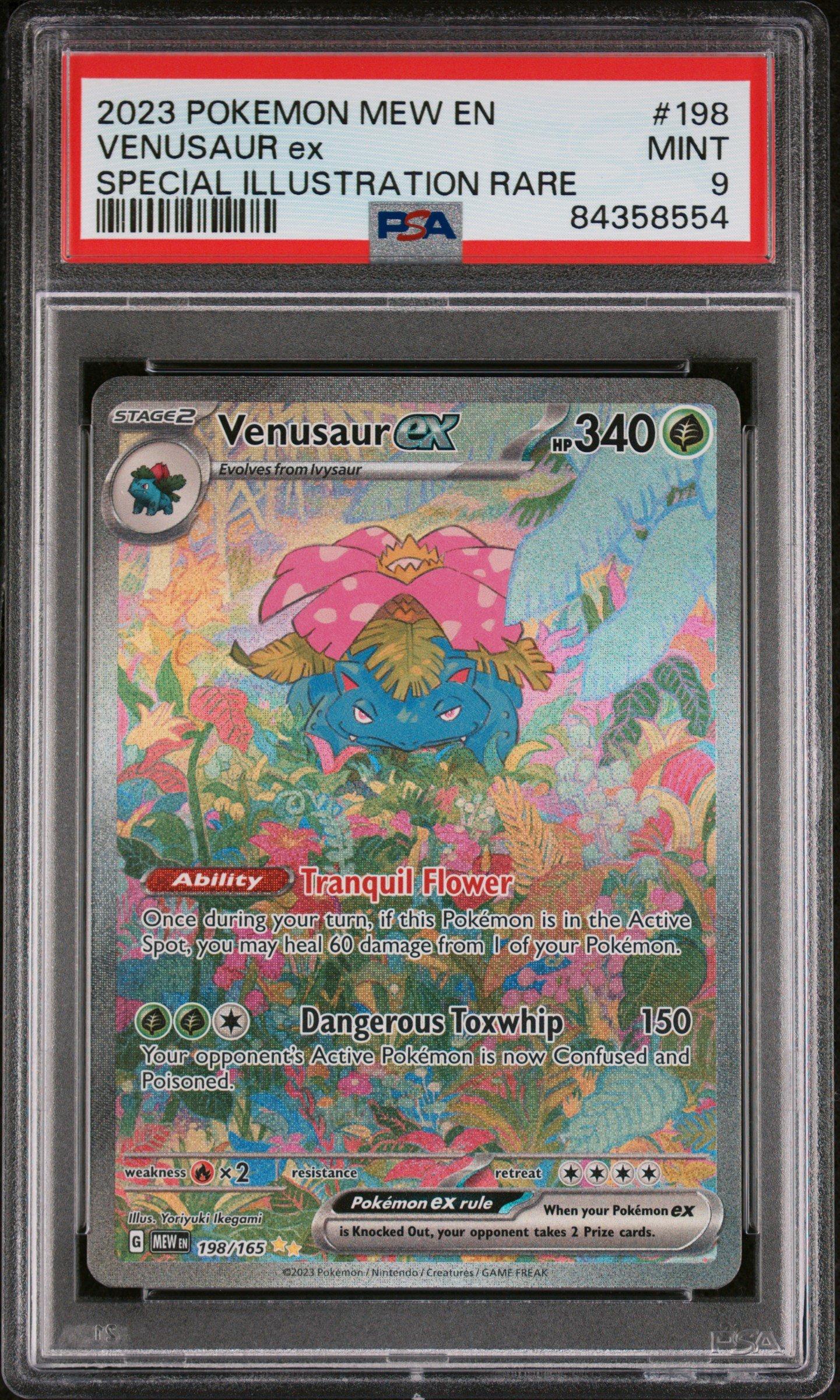 2023 Pokemon Mew En-151 198 Venusaur Ex PSA 9 | GameStop