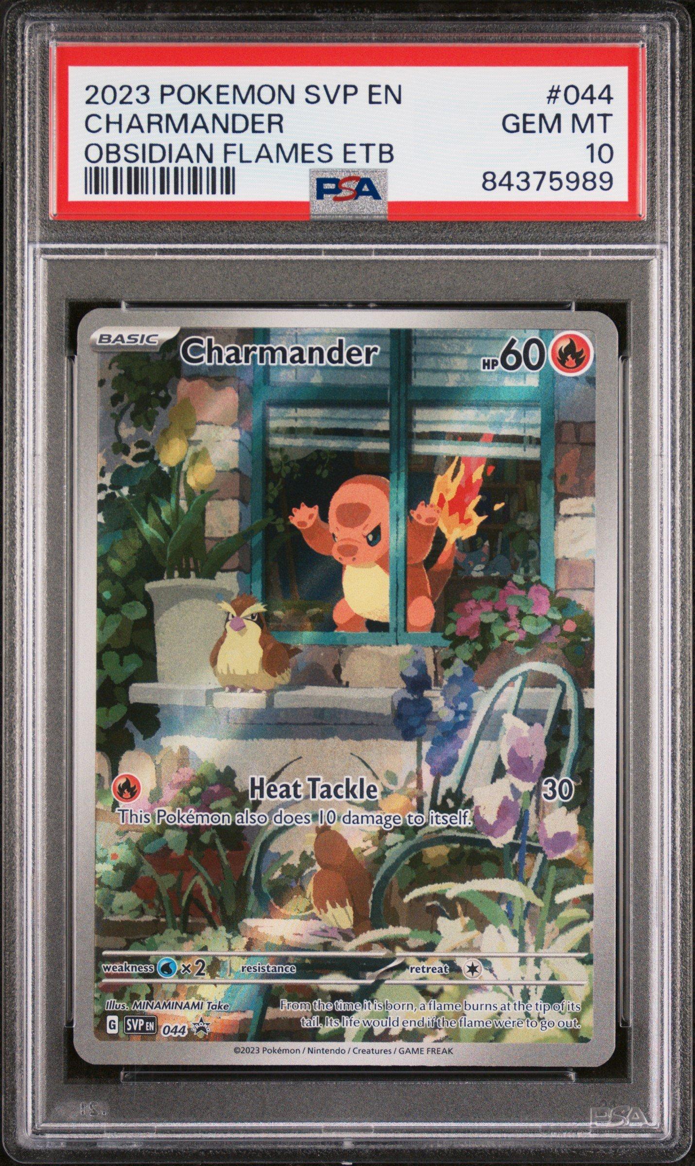 2023 Pokemon Svp En-sv Black Star Promo 044 Charmander PSA 10 | GameStop