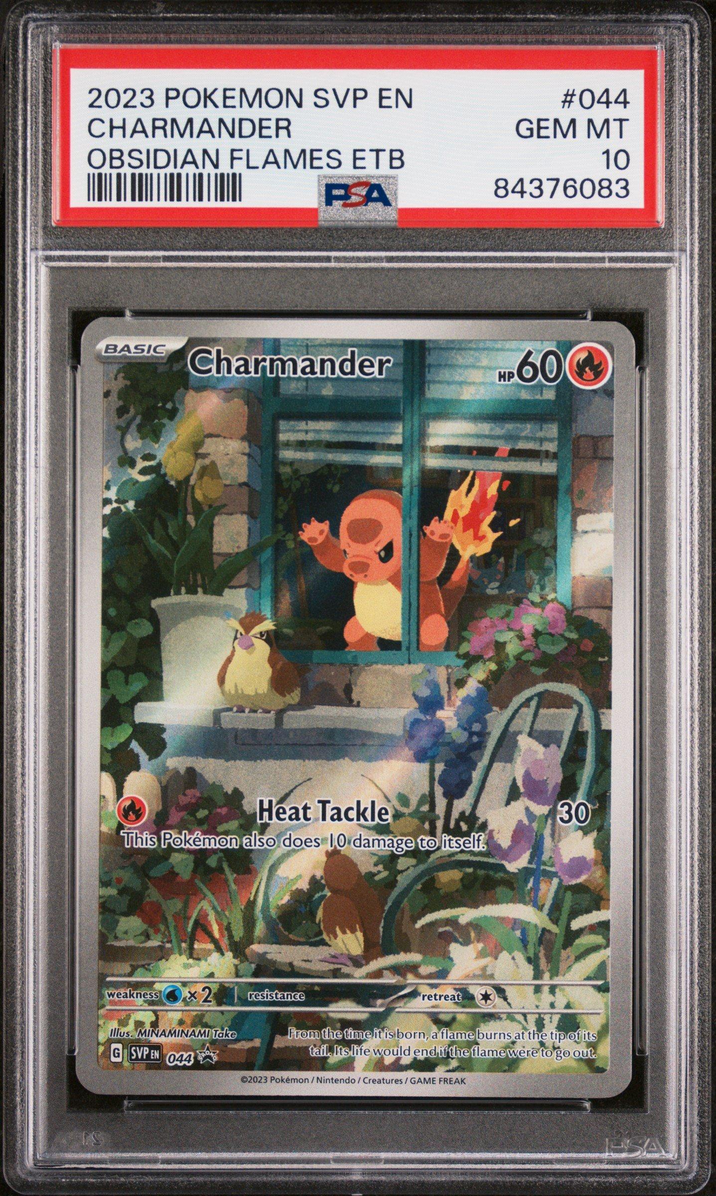 2023 Pokemon Svp En-sv Black Star Promo 044 Charmander Obsidian Flames ...